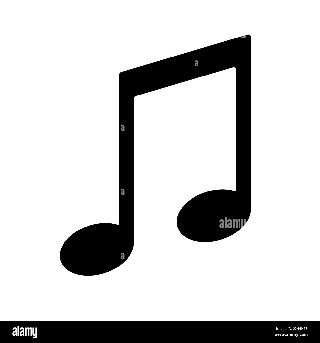 Vector flat music note Stock Vector Image & Art - Alamy