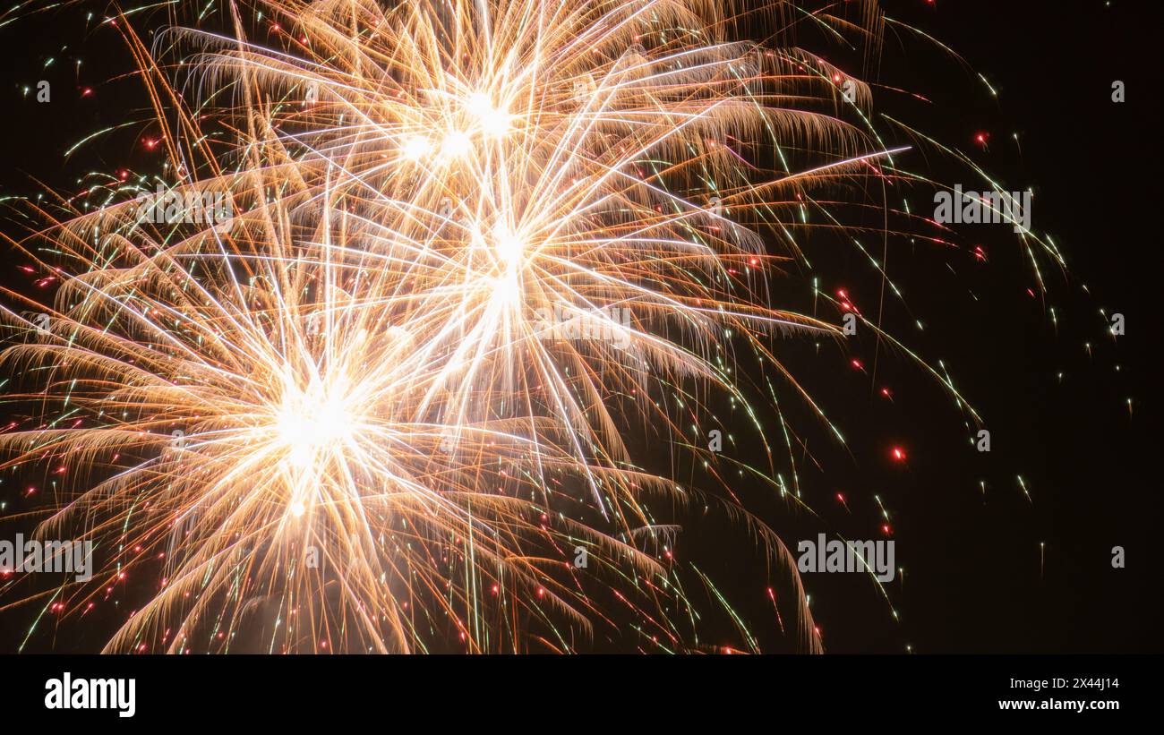 Lunar New Year Fireworks Stock Photo - Alamy