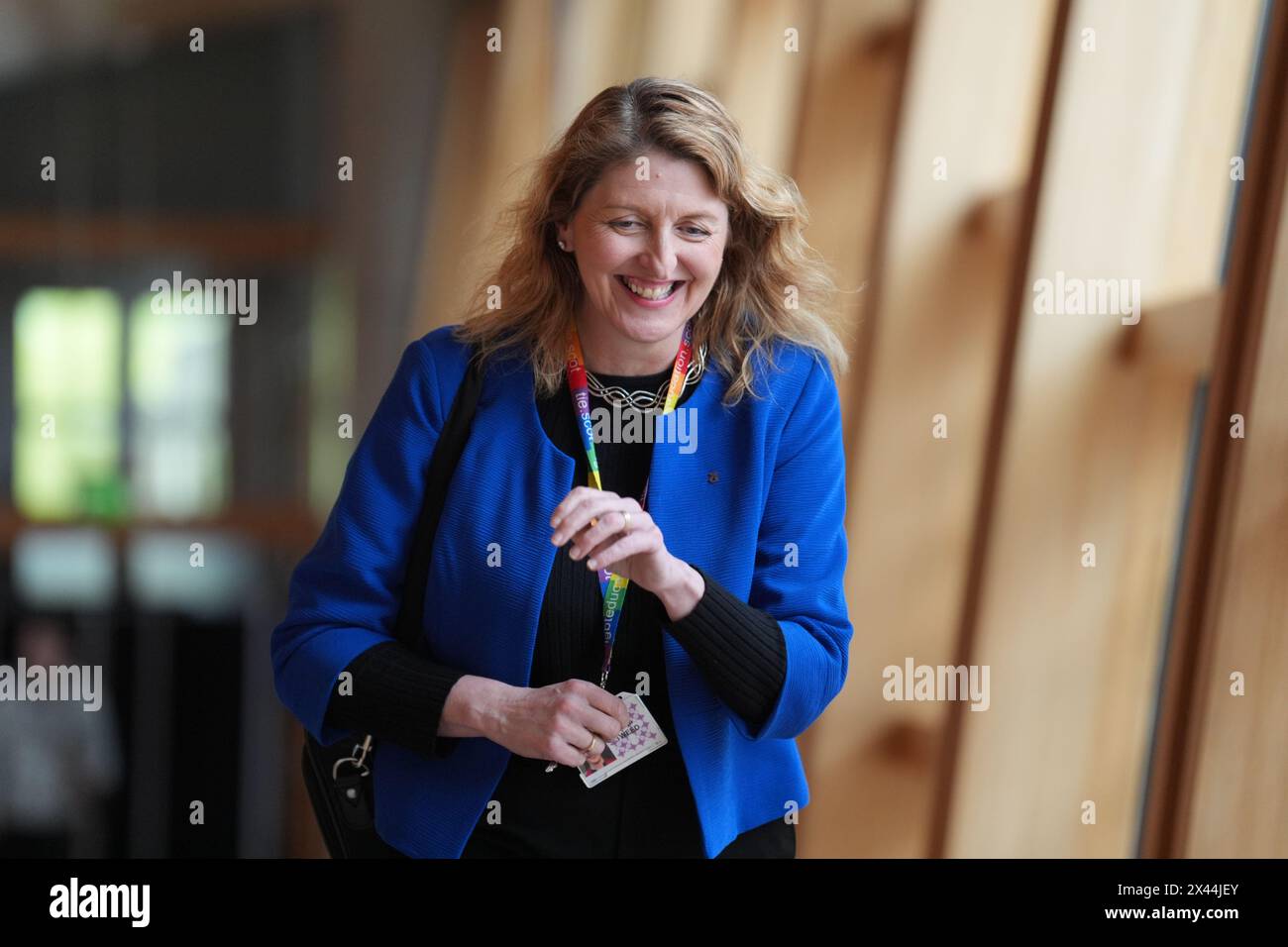 Evelyn Tweed at the Scottish Parliament in Edinburgh. The SNP is ...