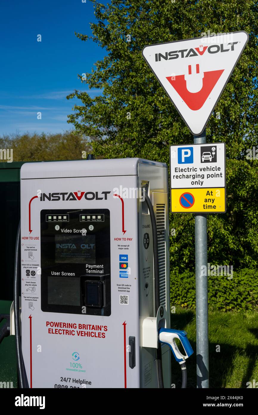 InstaVolt Charging Station, EV charging, Emma Green, Reading, Berkshire ...