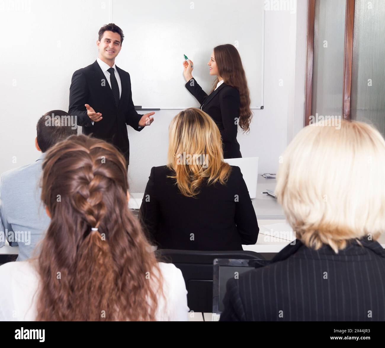 College professor in conference room hi-res stock photography and ...