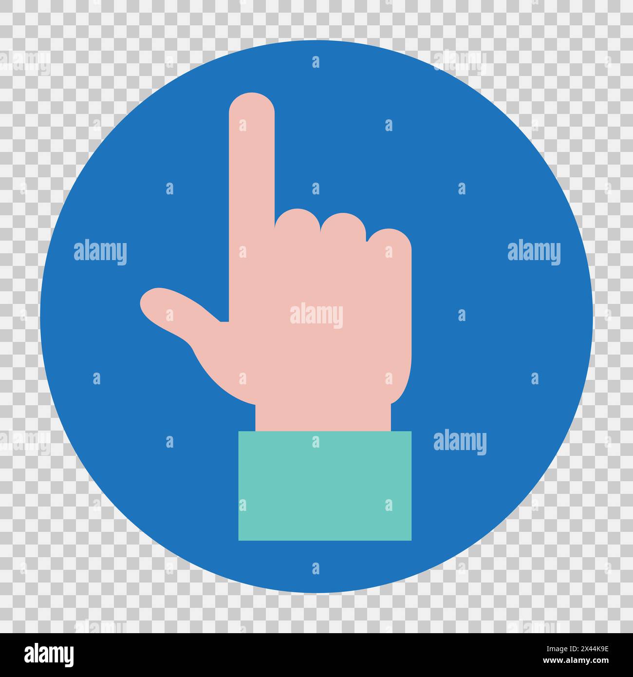 Hand Pointer Icon Stock Vector Image & Art - Alamy