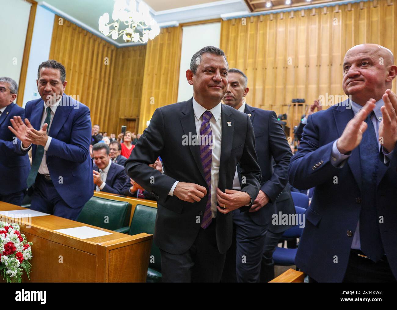 Ankara, Turkey. 30th Apr, 2024. Leader of the Republican People's Party ...