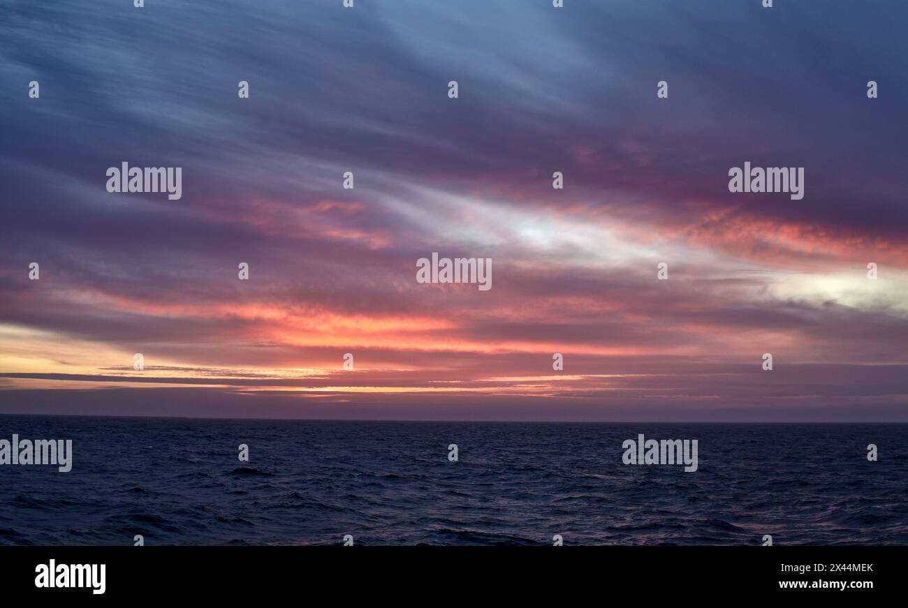 Colorful sky over ocean on hi-res stock photography and images - Alamy