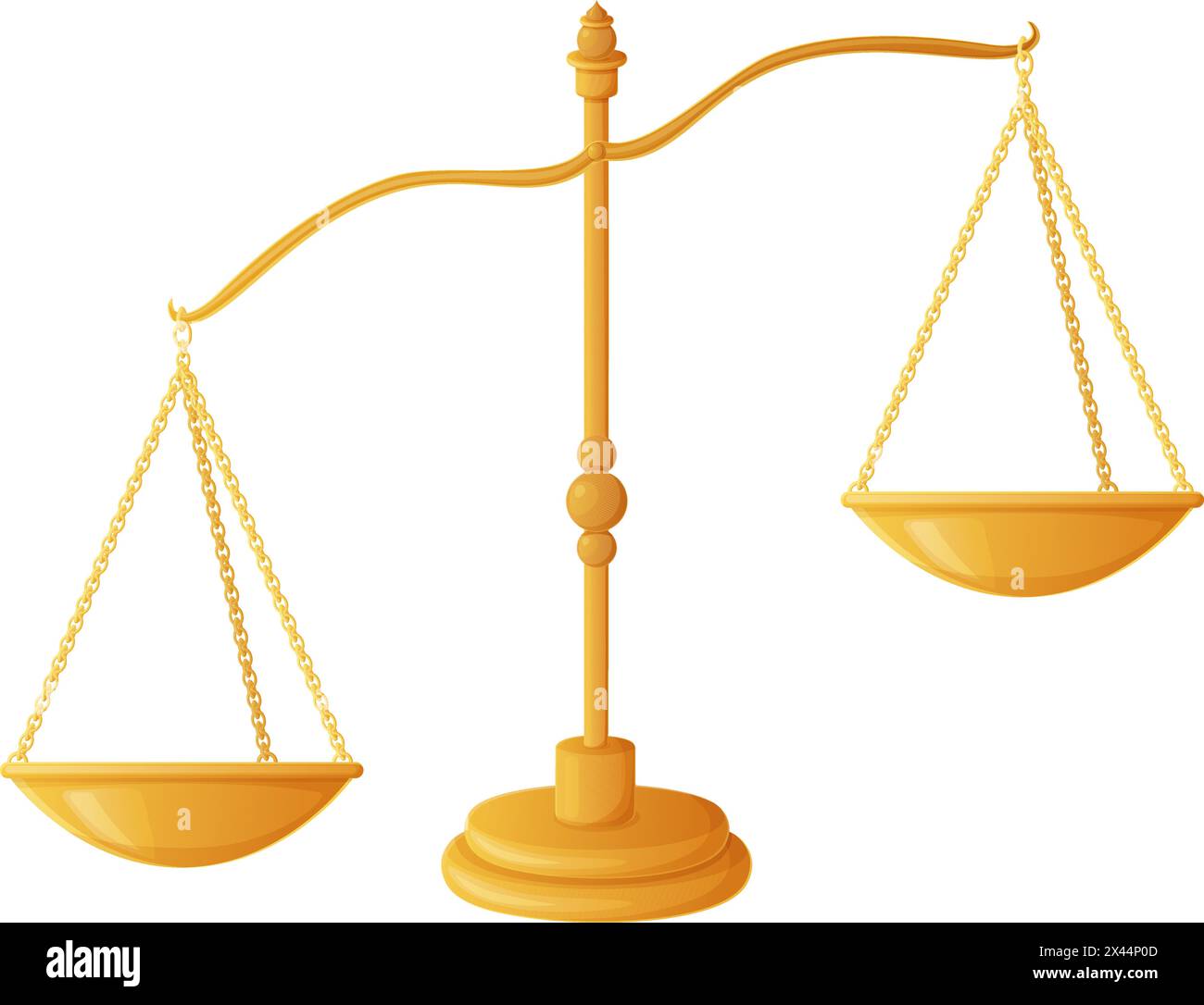 Weight balance illustration concept. Equine, hard to make choice symbol ...