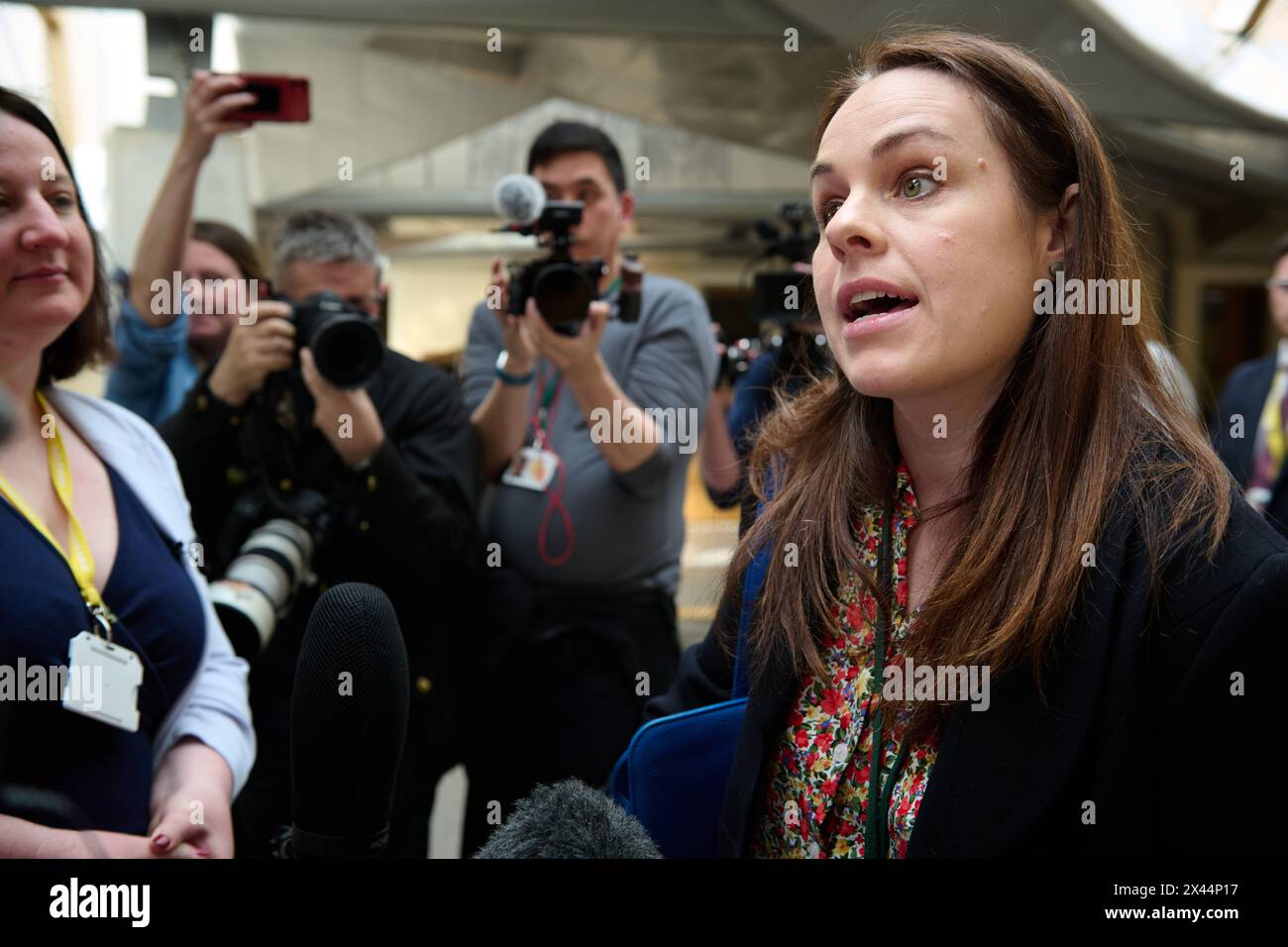 Edinburgh Scotland, UK 30 April 2024. Kate Forbes MSP at the Scottish ...