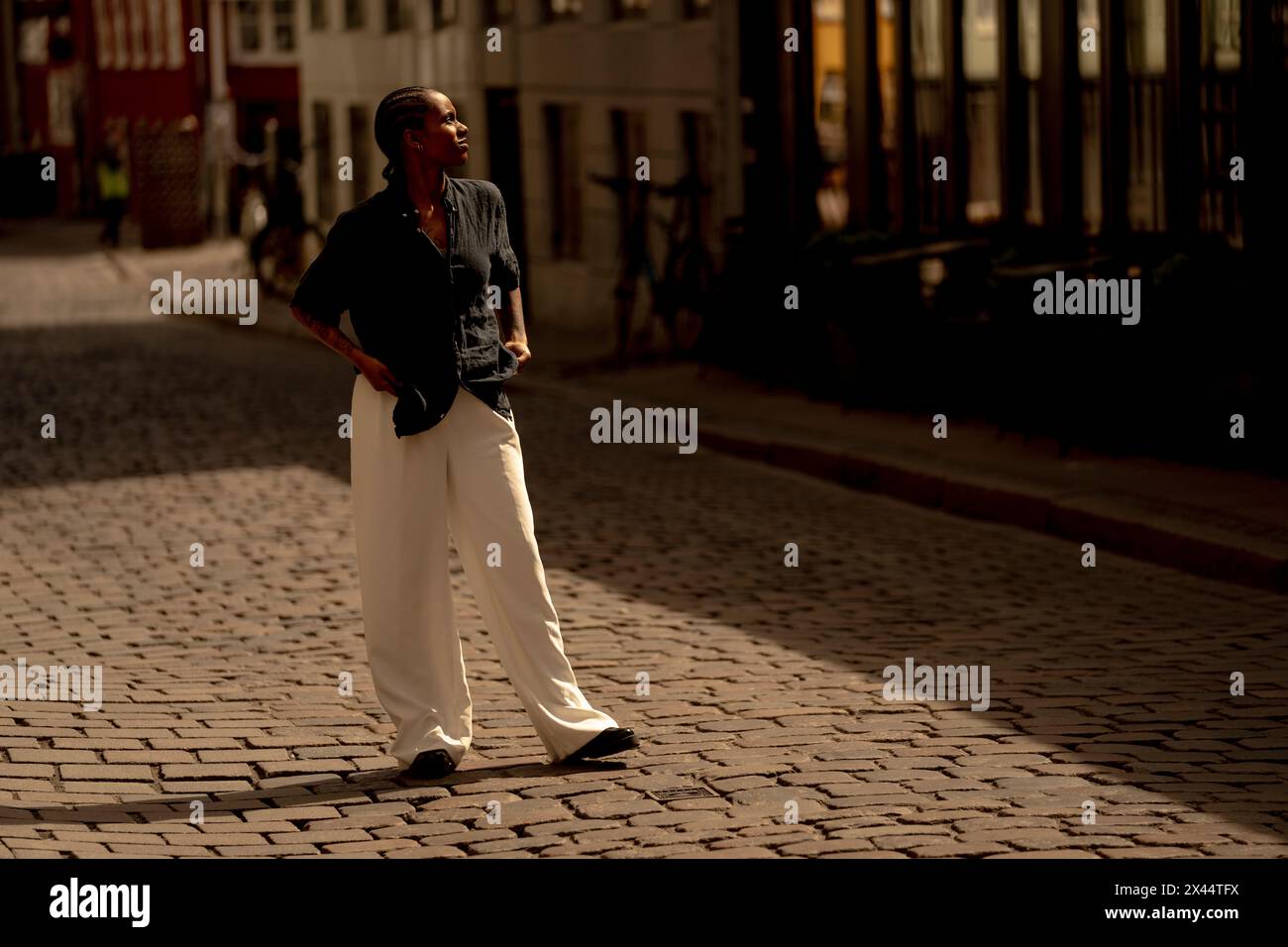 The artist SABA, with the real name Anna Saba Lykke Oehlenschlaeger ...