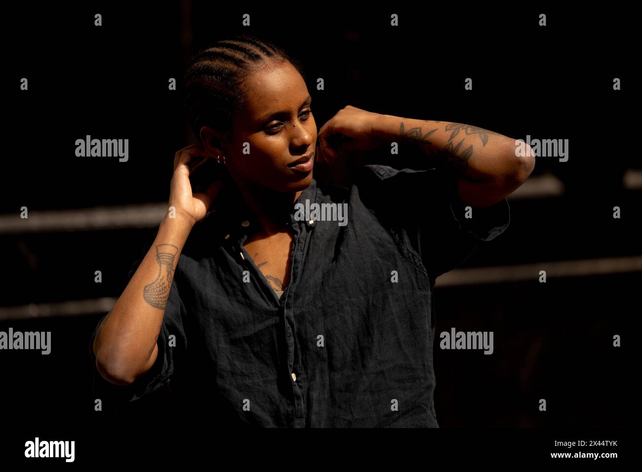 The artist SABA, with the real name Anna Saba Lykke Oehlenschlaeger ...