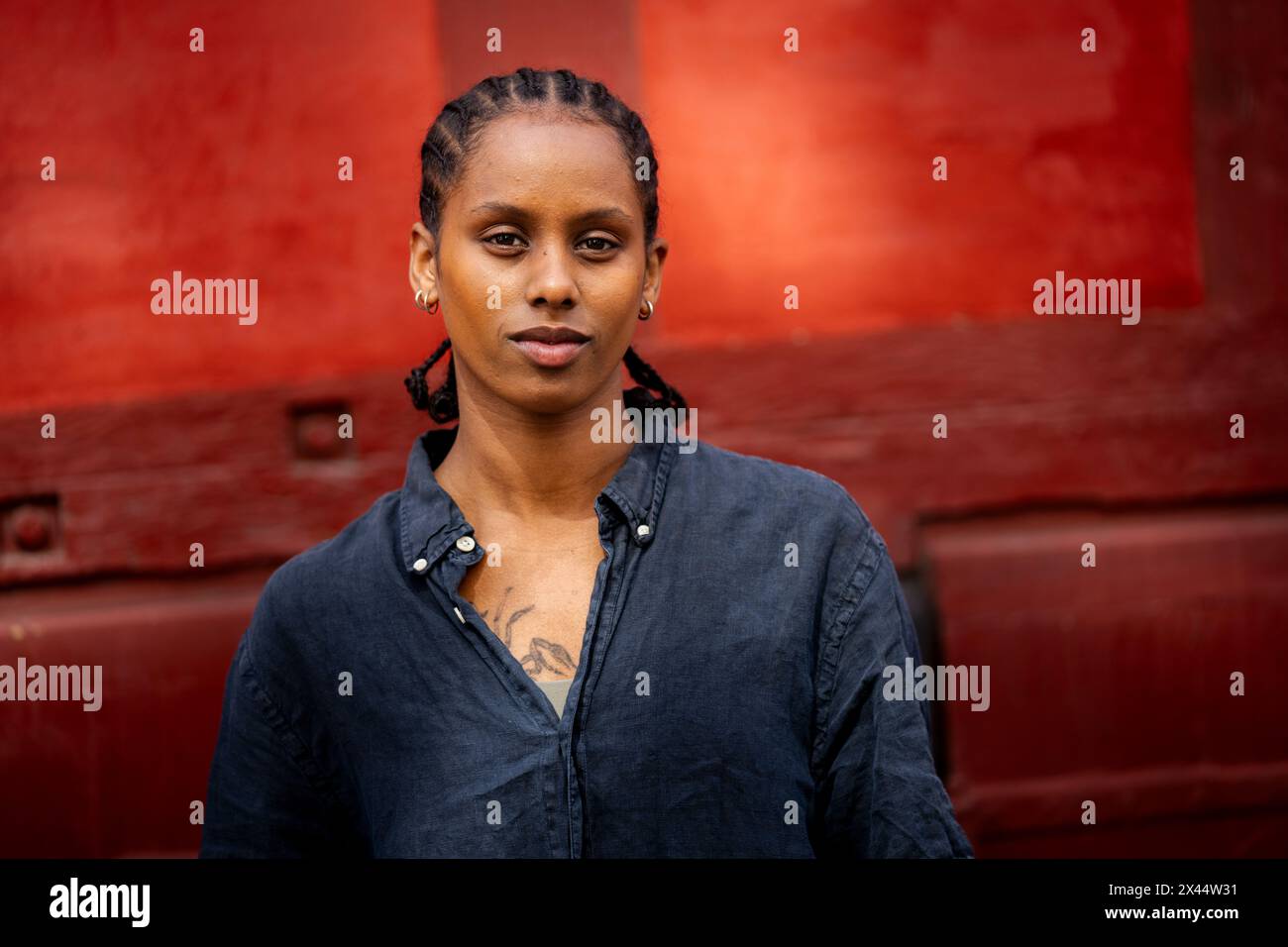 The artist SABA, with the real name Anna Saba Lykke Oehlenschlaeger ...