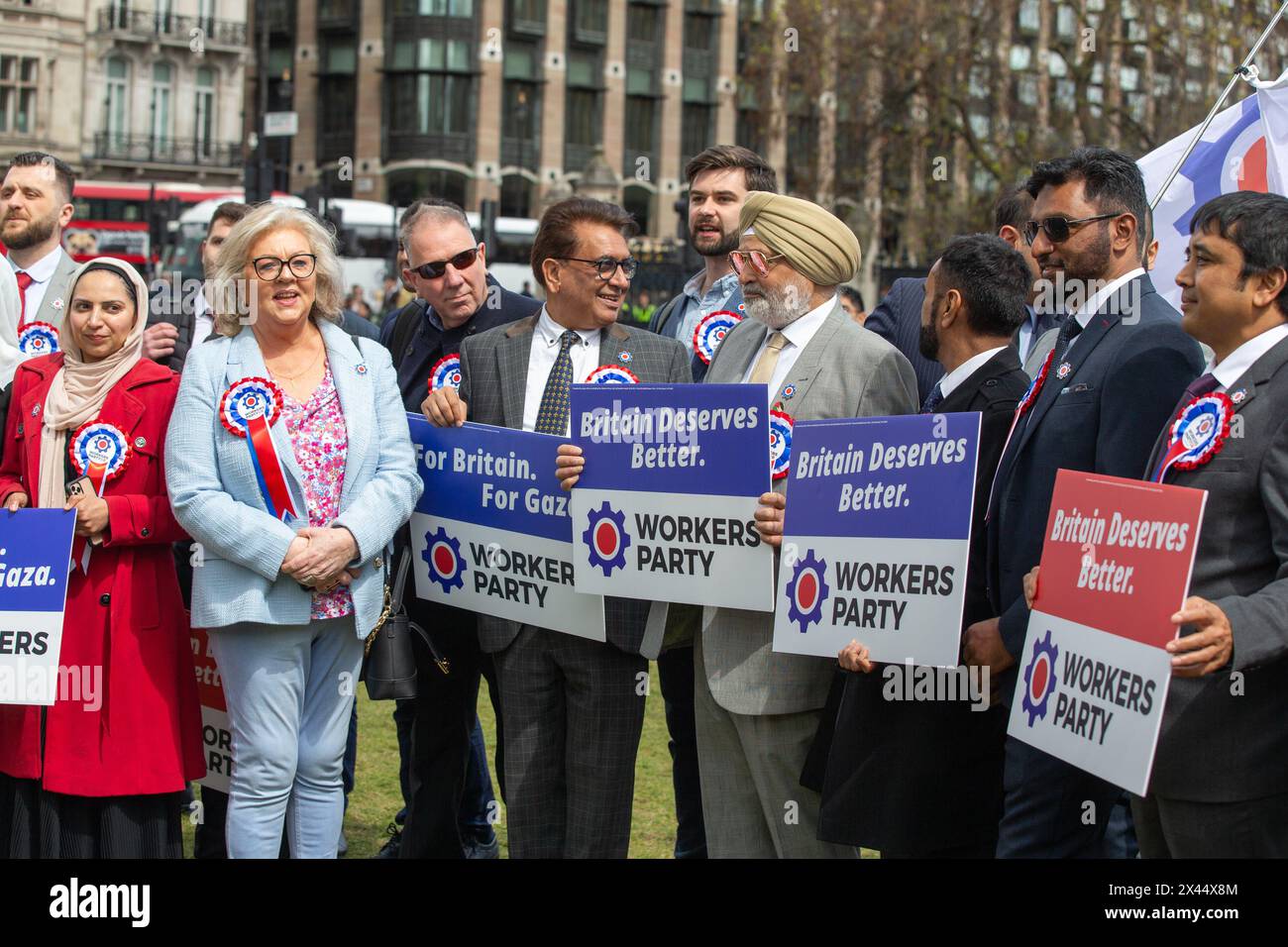 Uk for the 2024 general election the workers party hi-res stock ...
