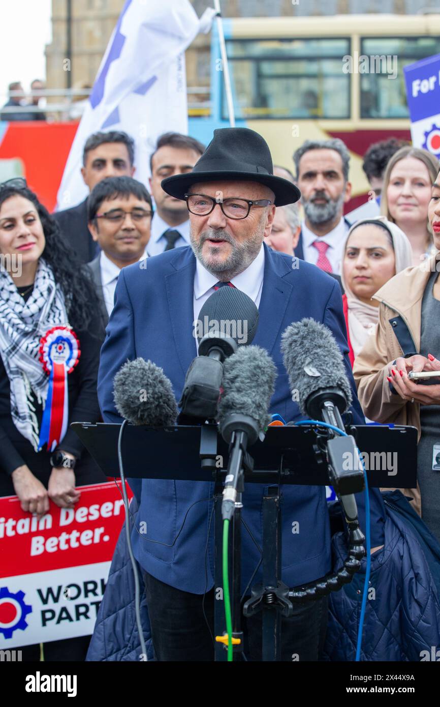 Uk for the 2024 general election the workers party hi-res stock ...