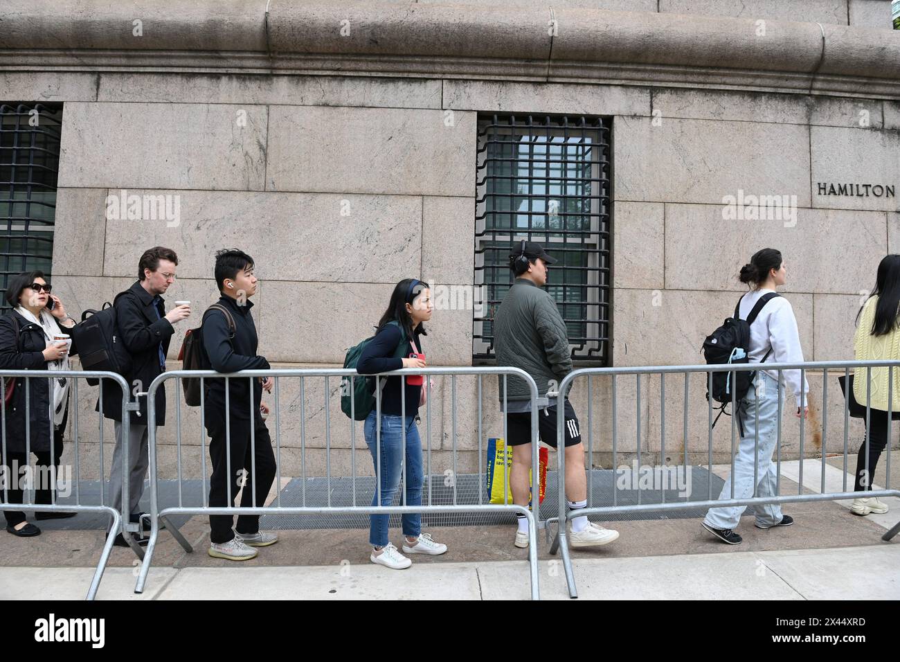 New York, New York, USA. 30th Apr, 2024. Columbia University pro ...