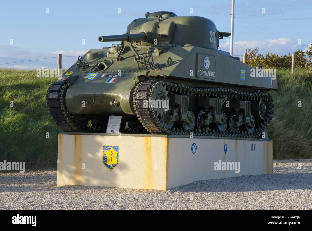 Saint-Martin-de-Varreville, France - Apr 19, 2024: Utah Beach D-Day ...