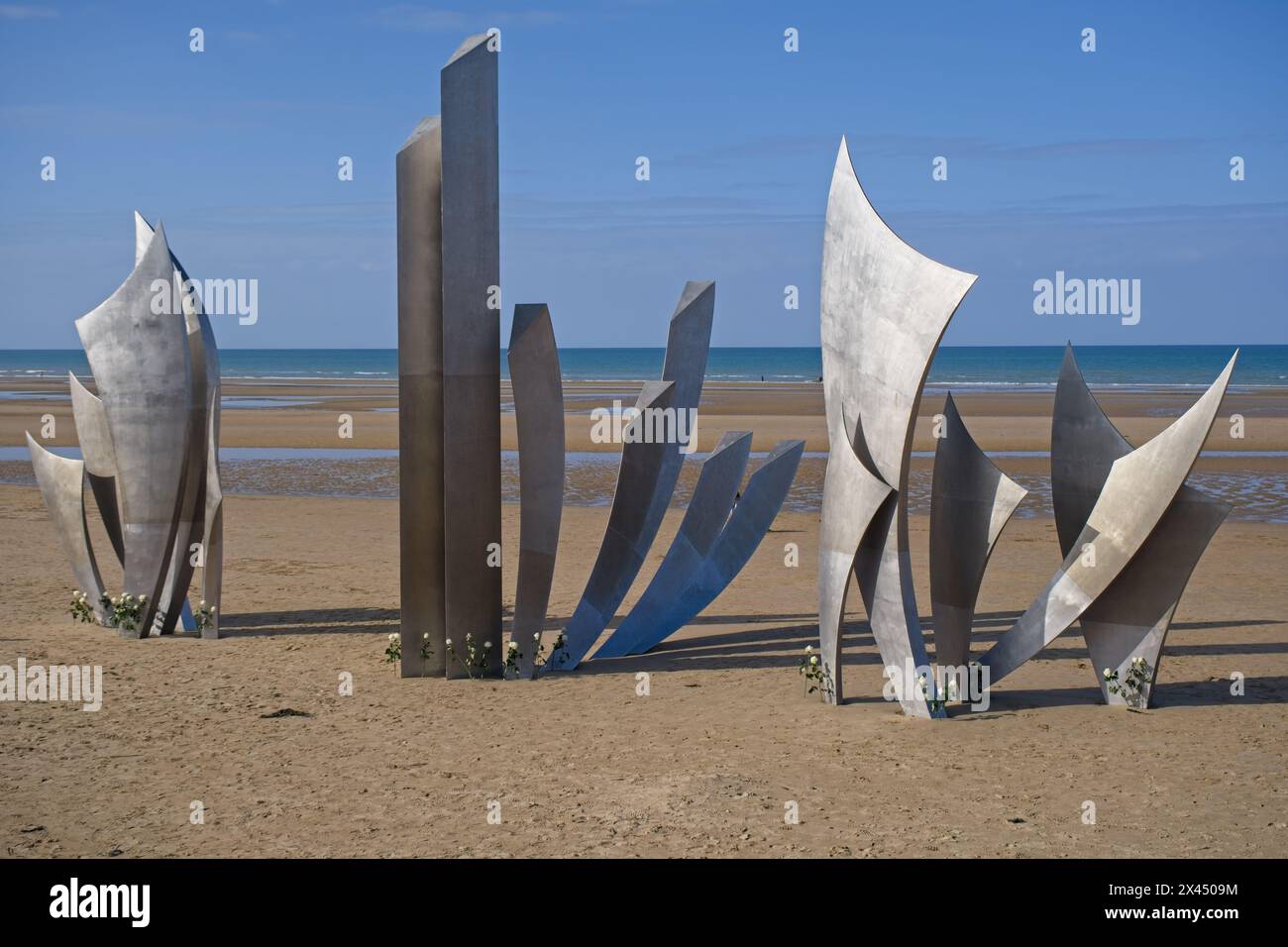 Saint-Laurent-sur-Mer, France - Apr 24, 2024: Omaha Beach D-Day ...