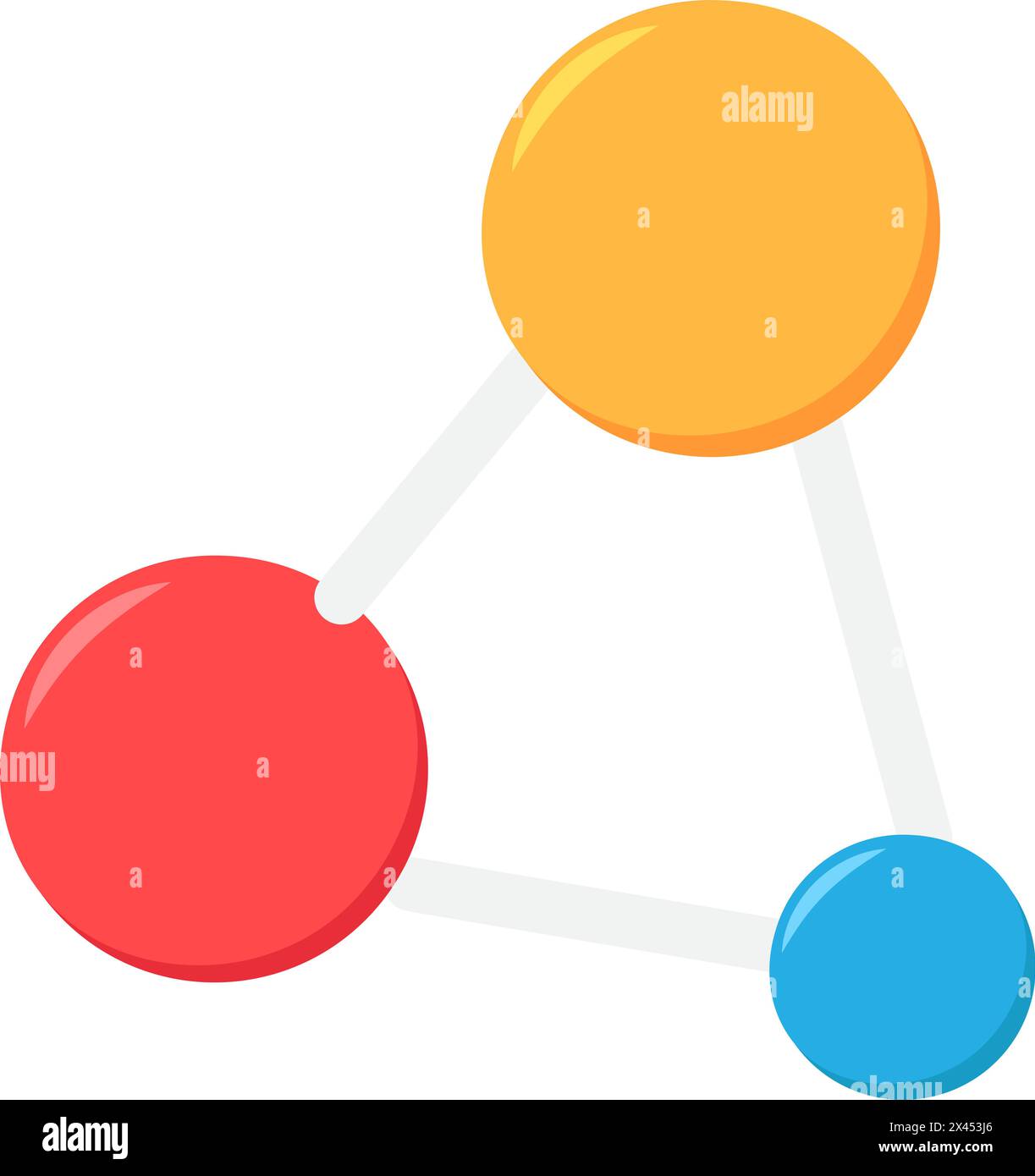 Structure of complex drug molecule icon. Volumetric lattice of ...