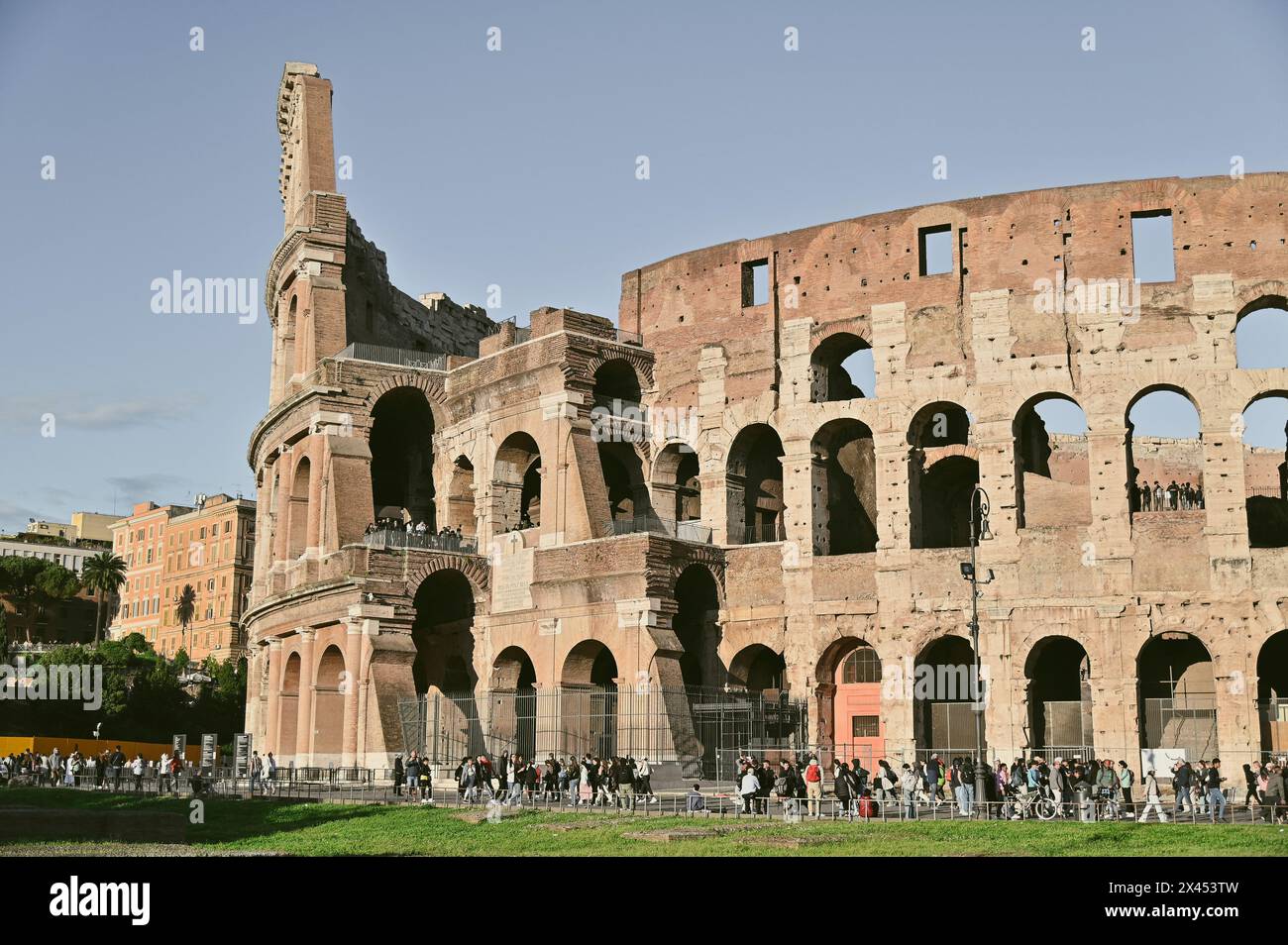 Rome: the Colosseum stands majestically amid ancient ruins and vibrant ...