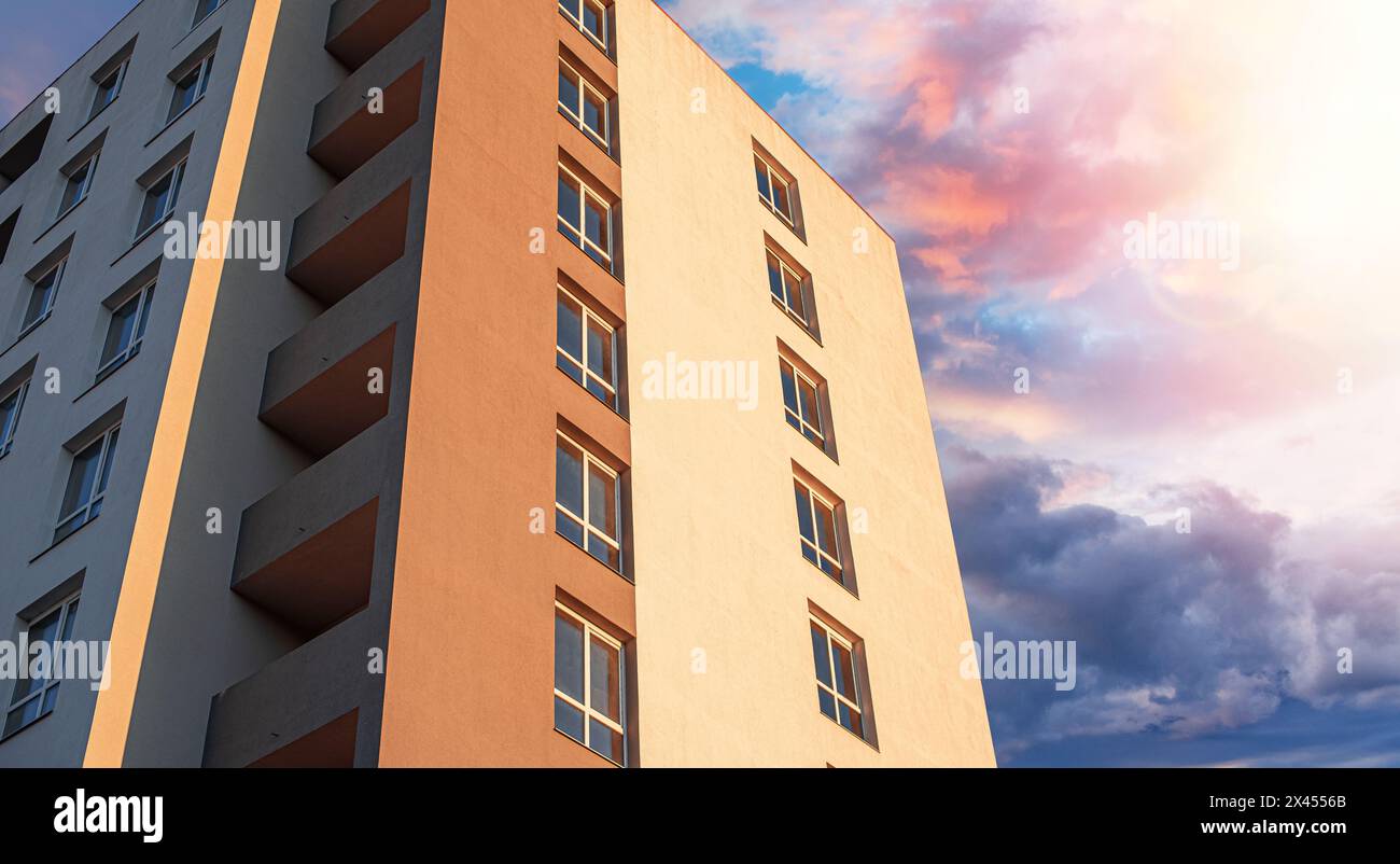 New multi-storey house Stock Photo - Alamy