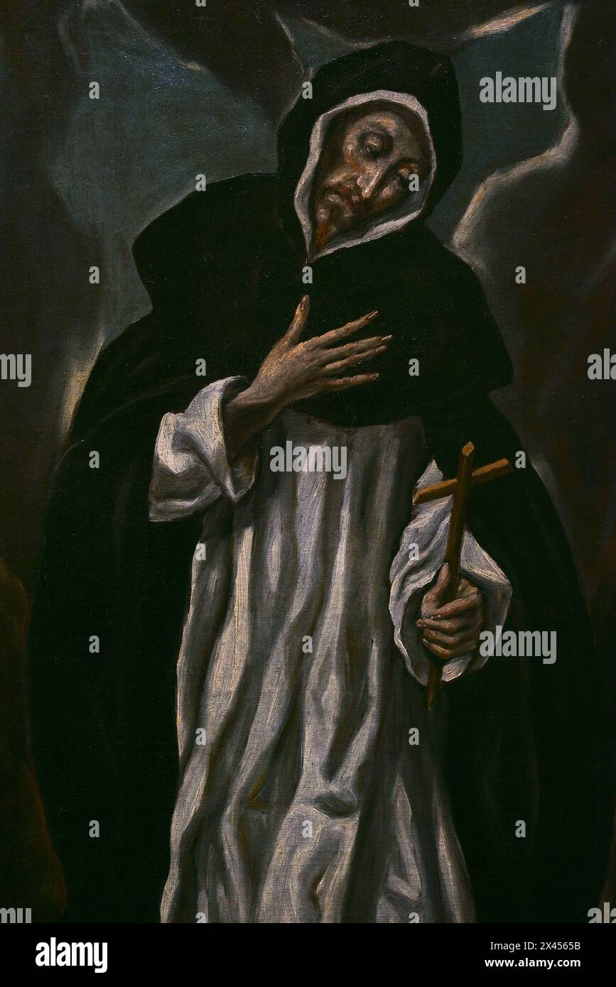 Saint Dominic of Guzman (1170-1221). Spanish religious, founder of the ...