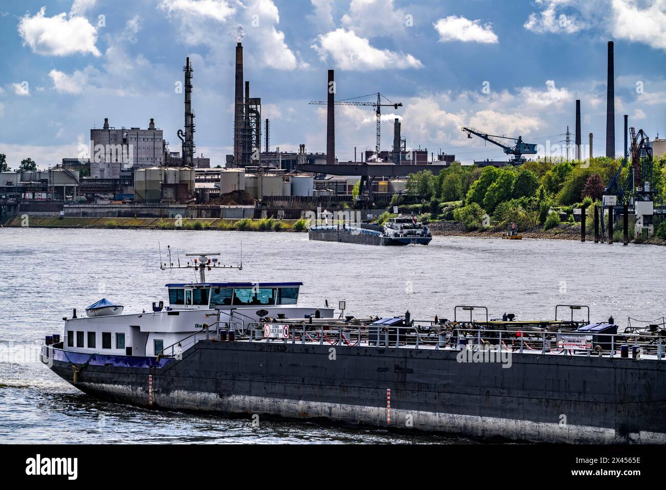 The Venator chemical plant in Duisburg-Homberg, on the Rhine, currently ...