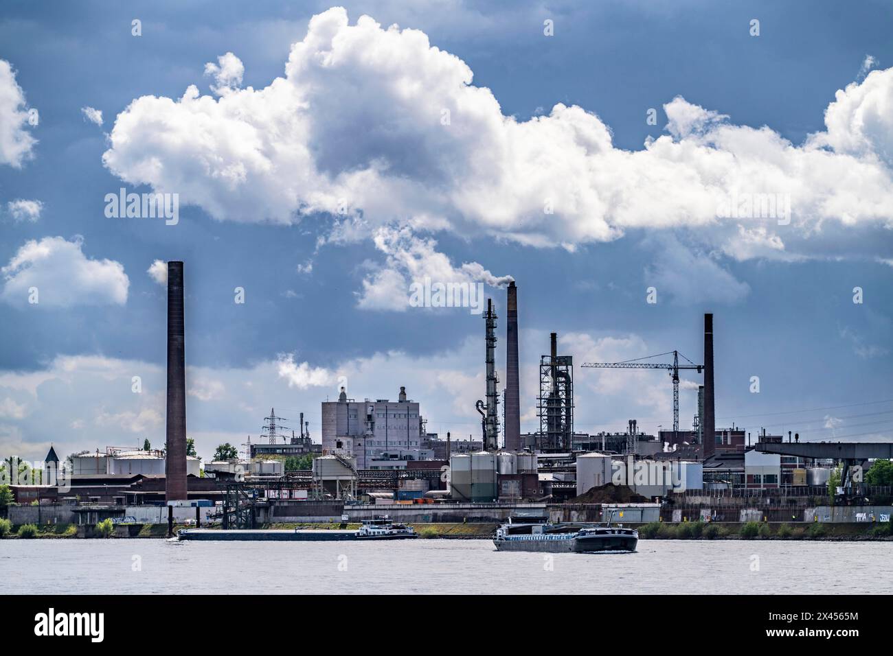 The Venator chemical plant in Duisburg-Homberg, on the Rhine, currently ...