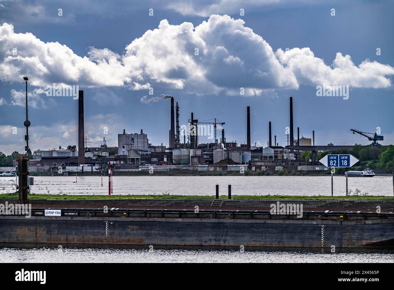 The Venator chemical plant in Duisburg-Homberg, on the Rhine, currently ...