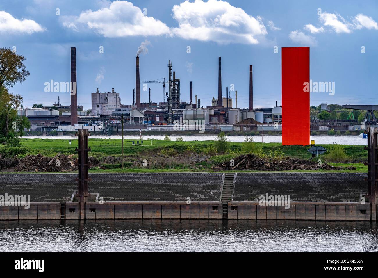 The Venator chemical plant in Duisburg-Homberg, on the Rhine, currently ...