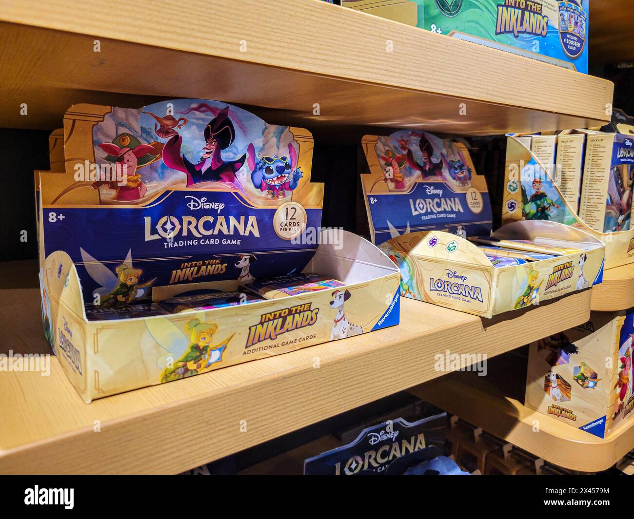 Display of Lorcana trading cards, the latest craze for collectors and ...