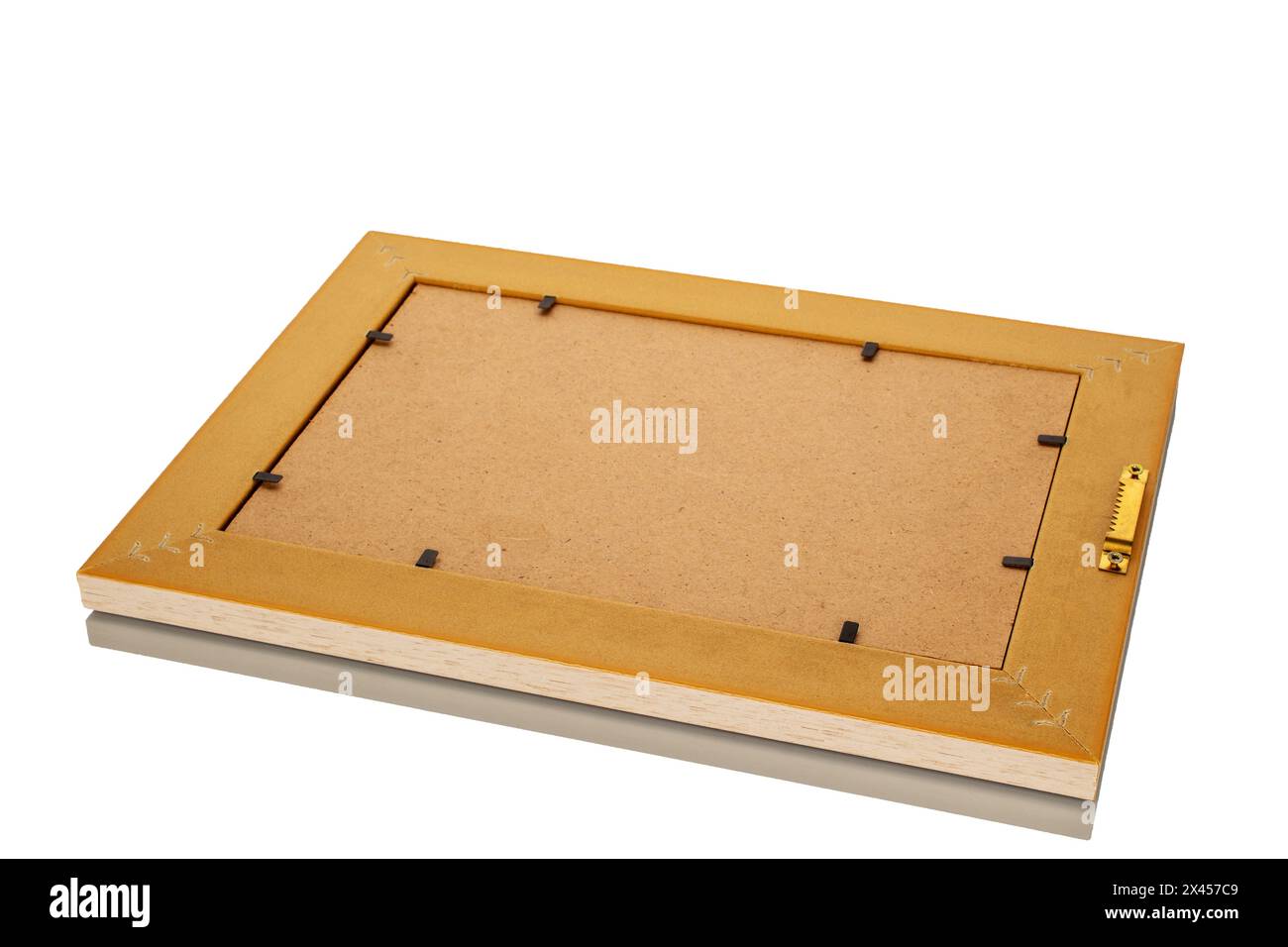 One photo frame, macro, isolated on a white background Stock Photo - Alamy