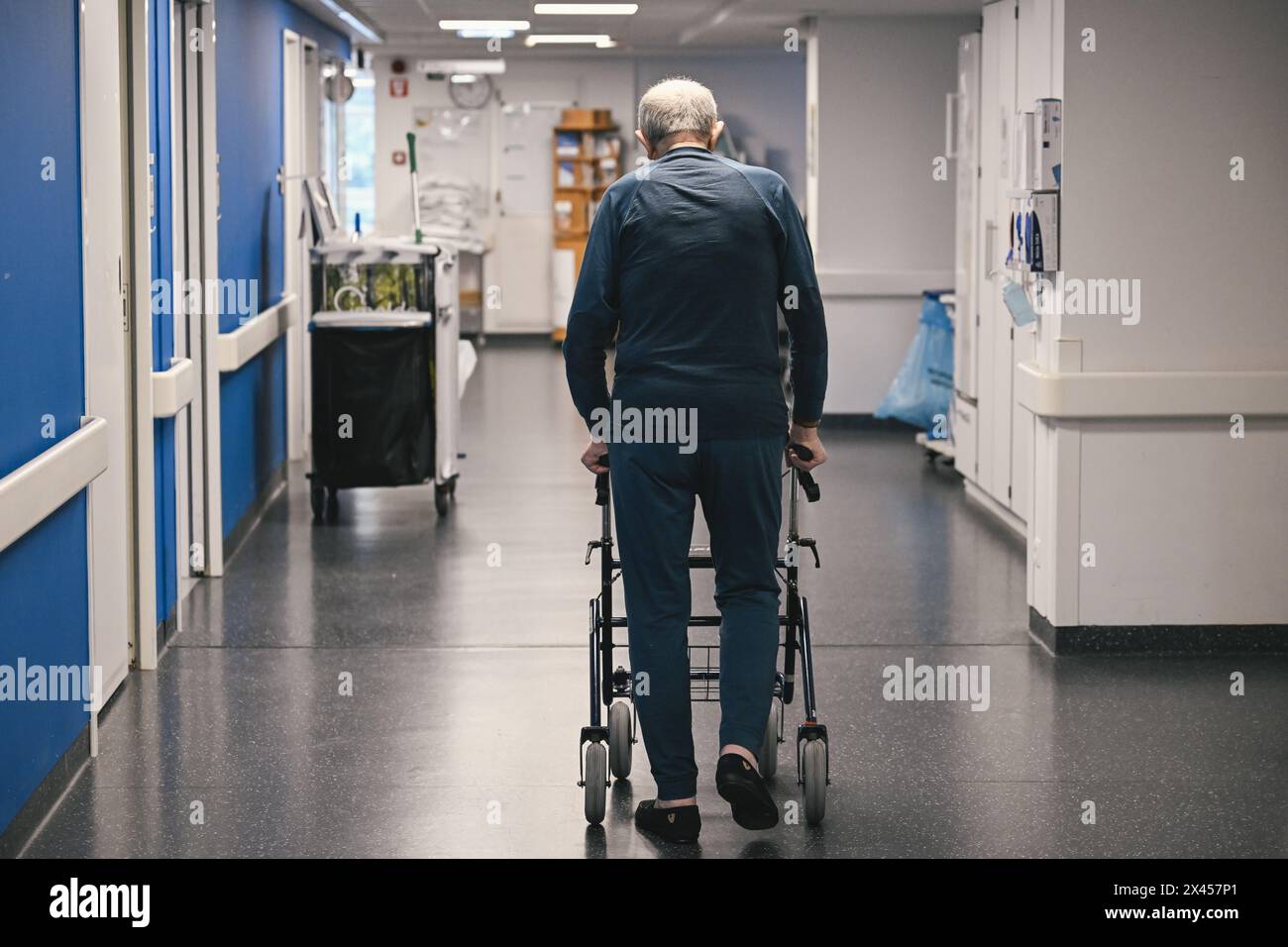 Bonheiden, Belgium. 16th Aug, 2023. ATTENTION EDITORS: EDITORIAL USE ONLY A patient with a ...