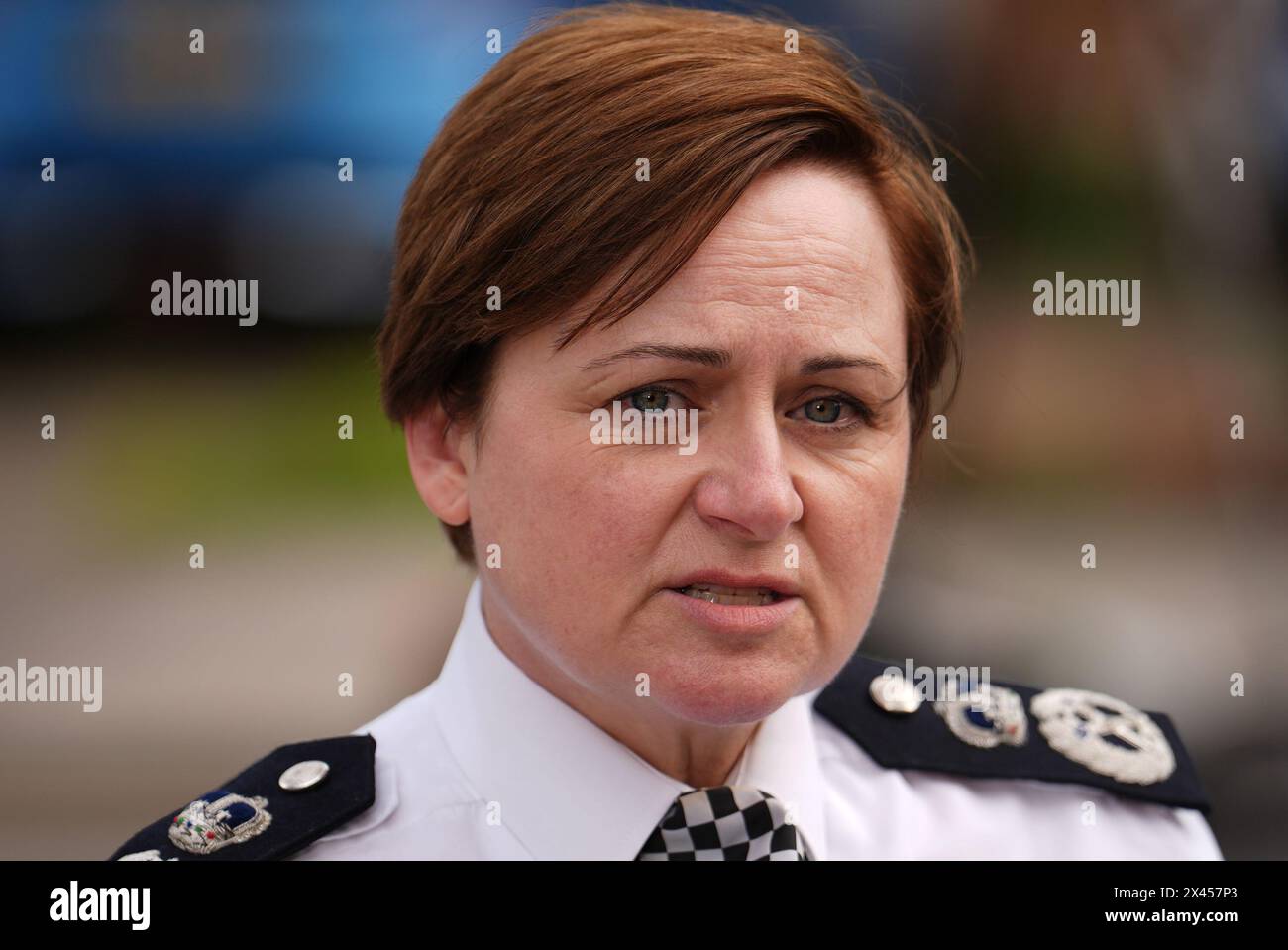 Metropolitan Police Assistant Commissioner Louisa Rolfe, speaking in ...