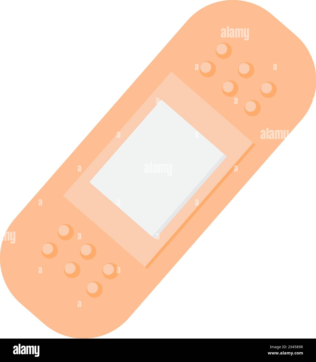 Sticker for wound treatment icon. Adhesive plaster, medical stroked ...