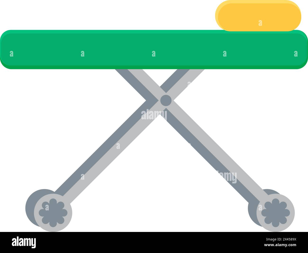Wheelchair for horizontal transport icon. Bed on wheels, medical ...
