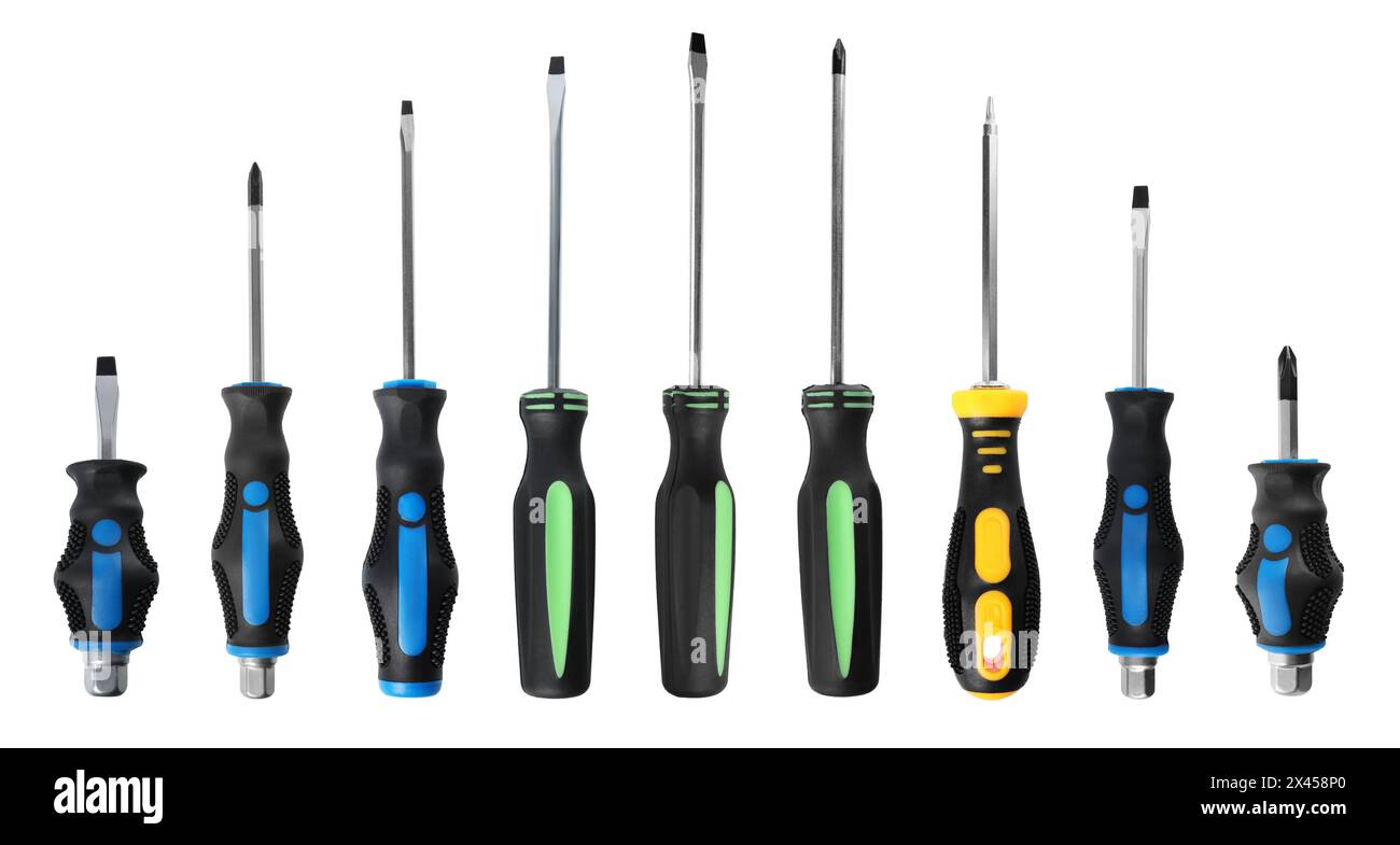 Top view screwdrivers on hi-res stock photography and images - Alamy