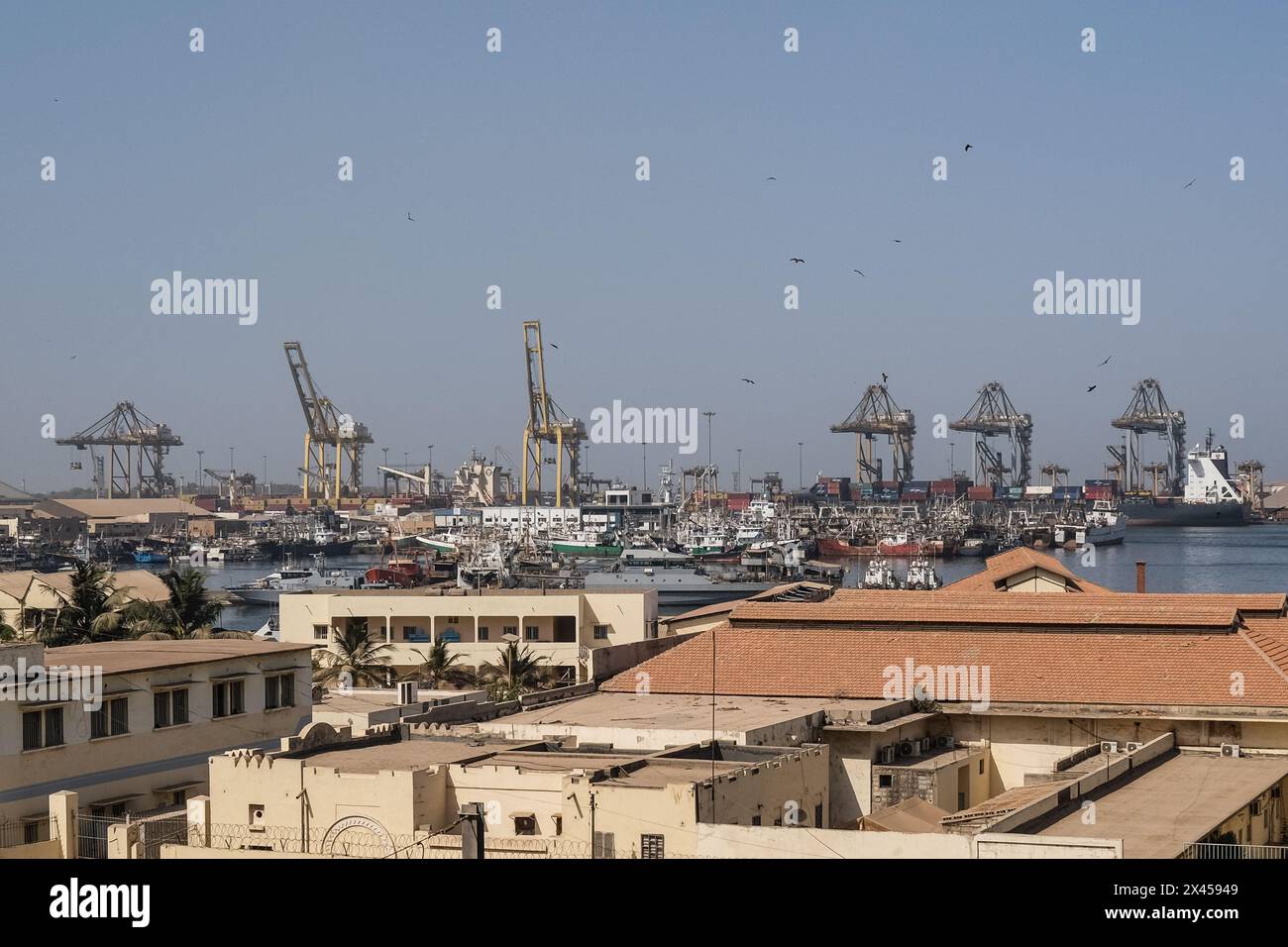 Nicolas Remene/Le Pictorium - The autonomous port of Dakar in, Senegal ...