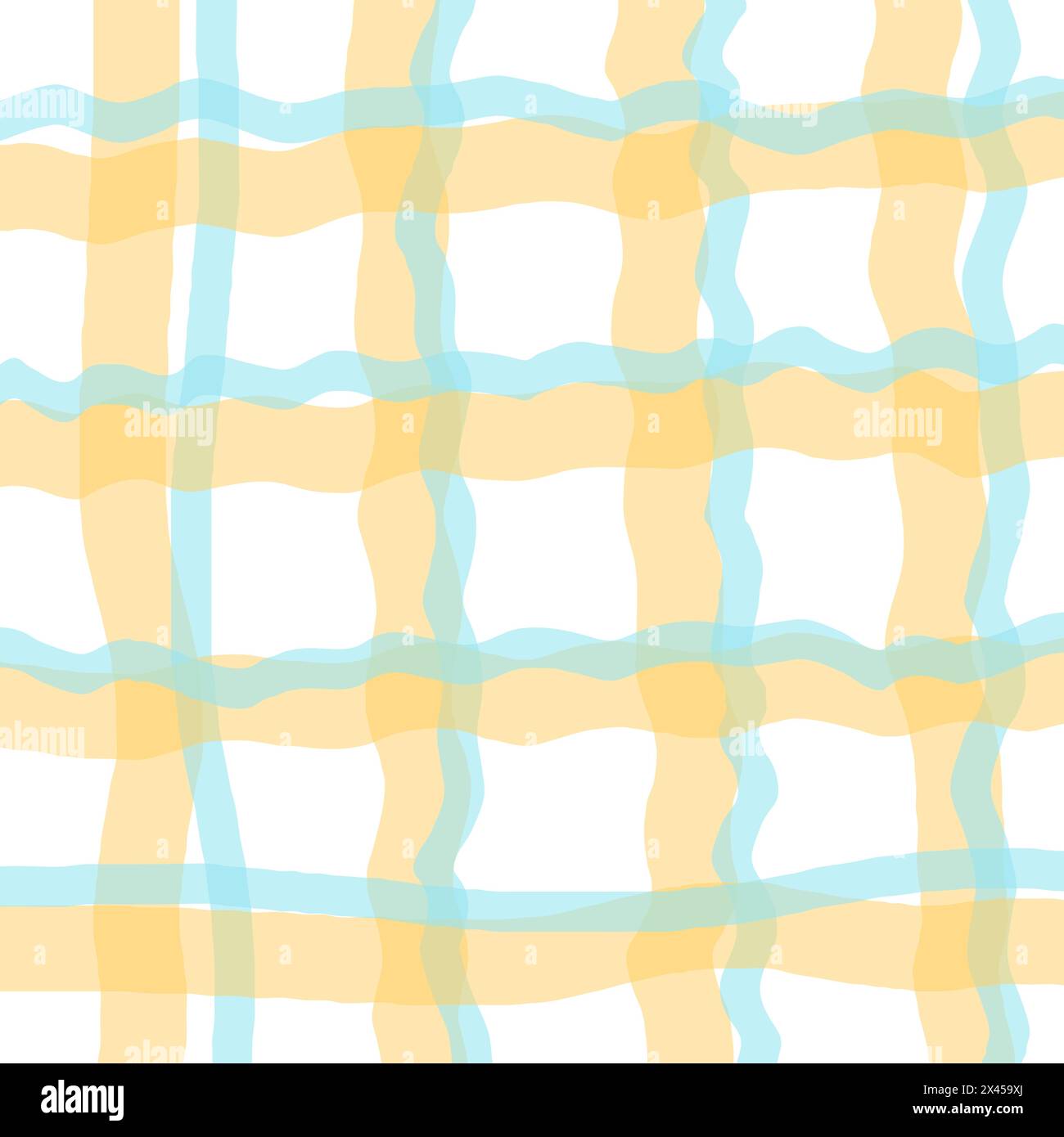 Vector hand drawn cute checkered pattern. pastel cottagecore Doodle ...