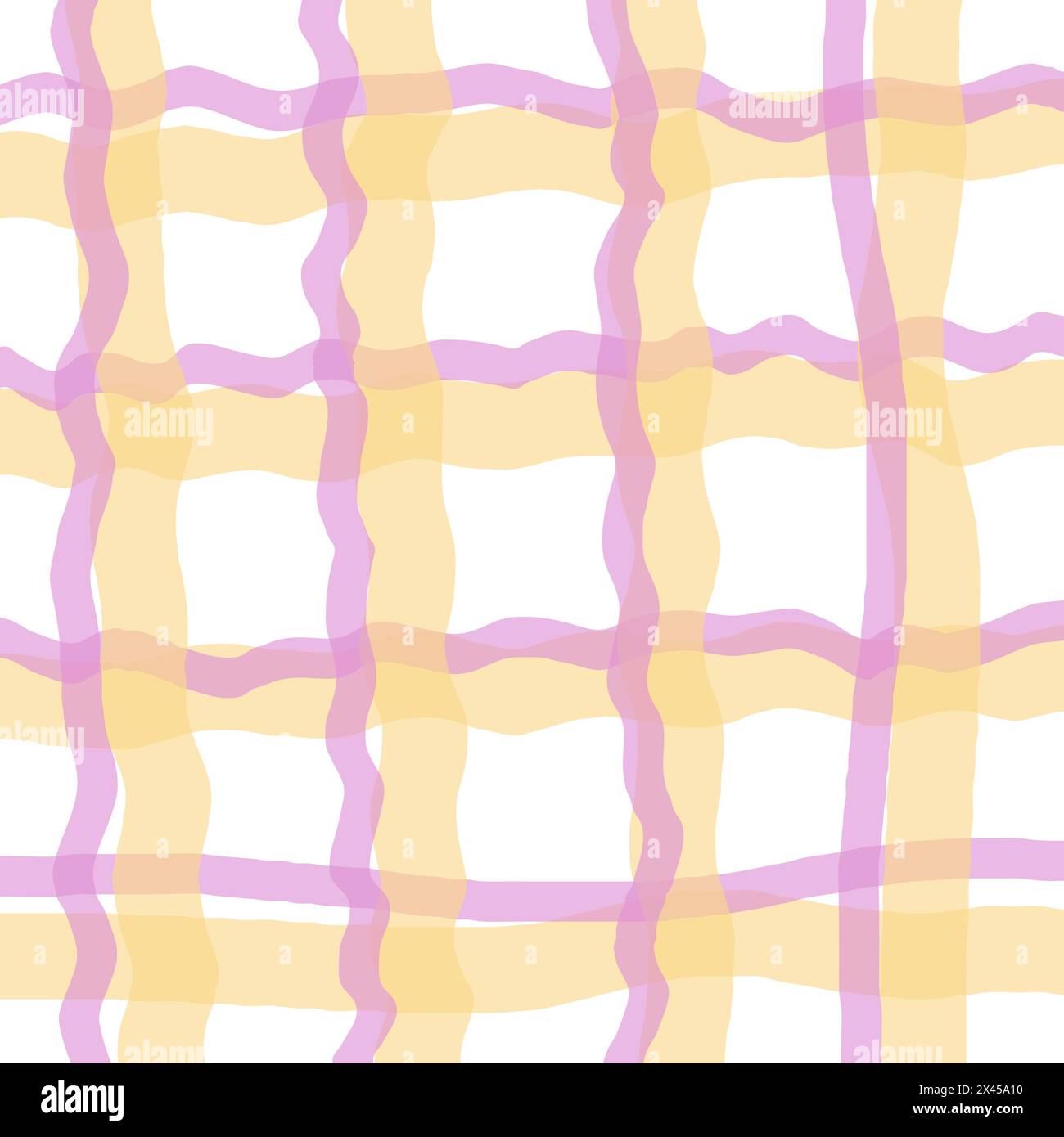 Vector hand drawn cute checkered pattern. pastel cottagecore Doodle ...