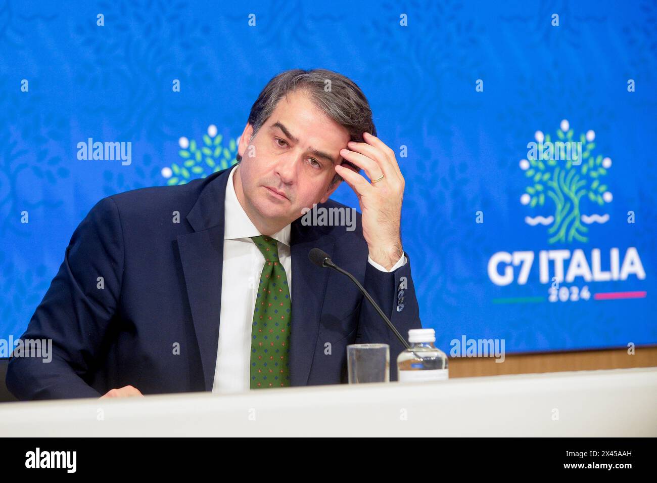 Italy, Rome, April 30, 2024 : Raffaele Fitto, Minister for European ...