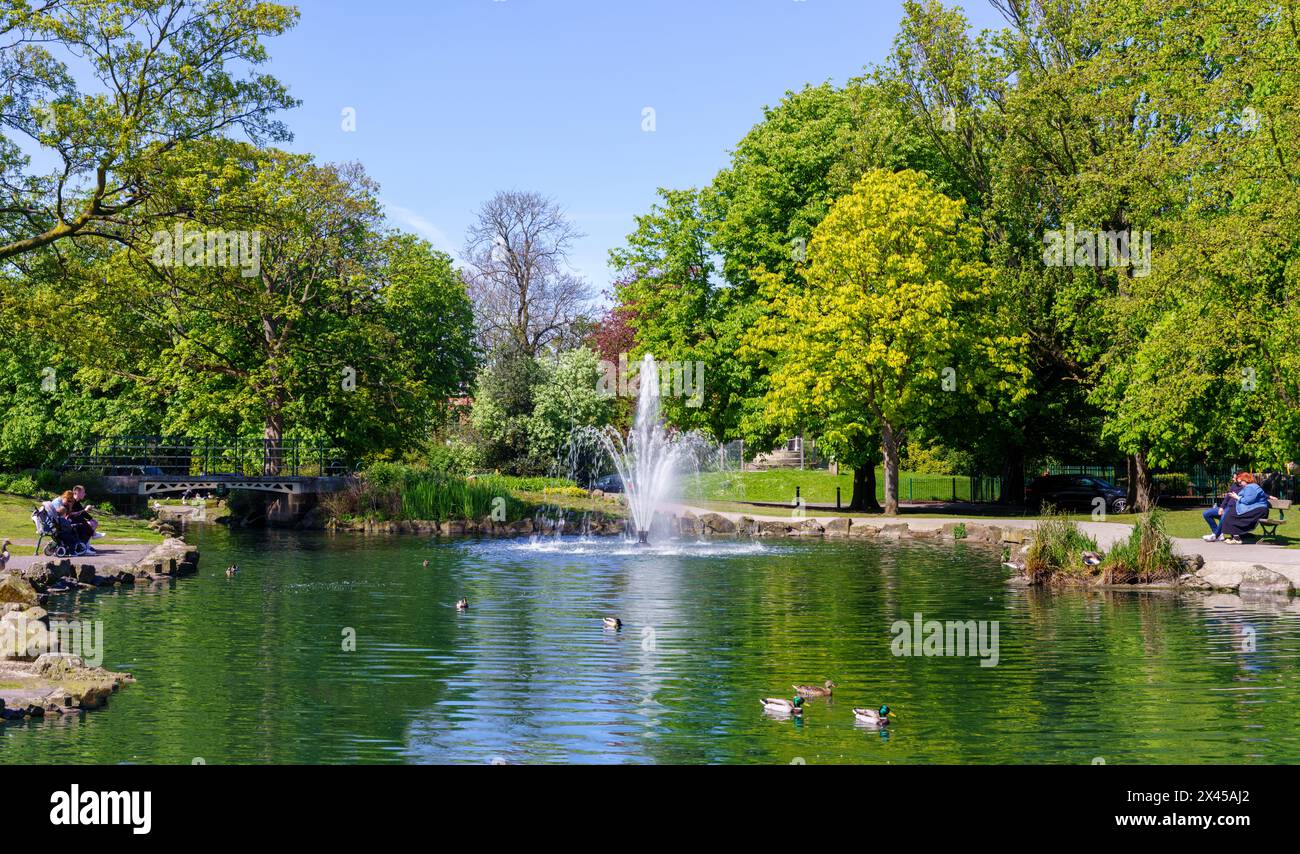 Pearson Park, in the Avenues area, of Hull, East Yorkshire, UK Stock ...
