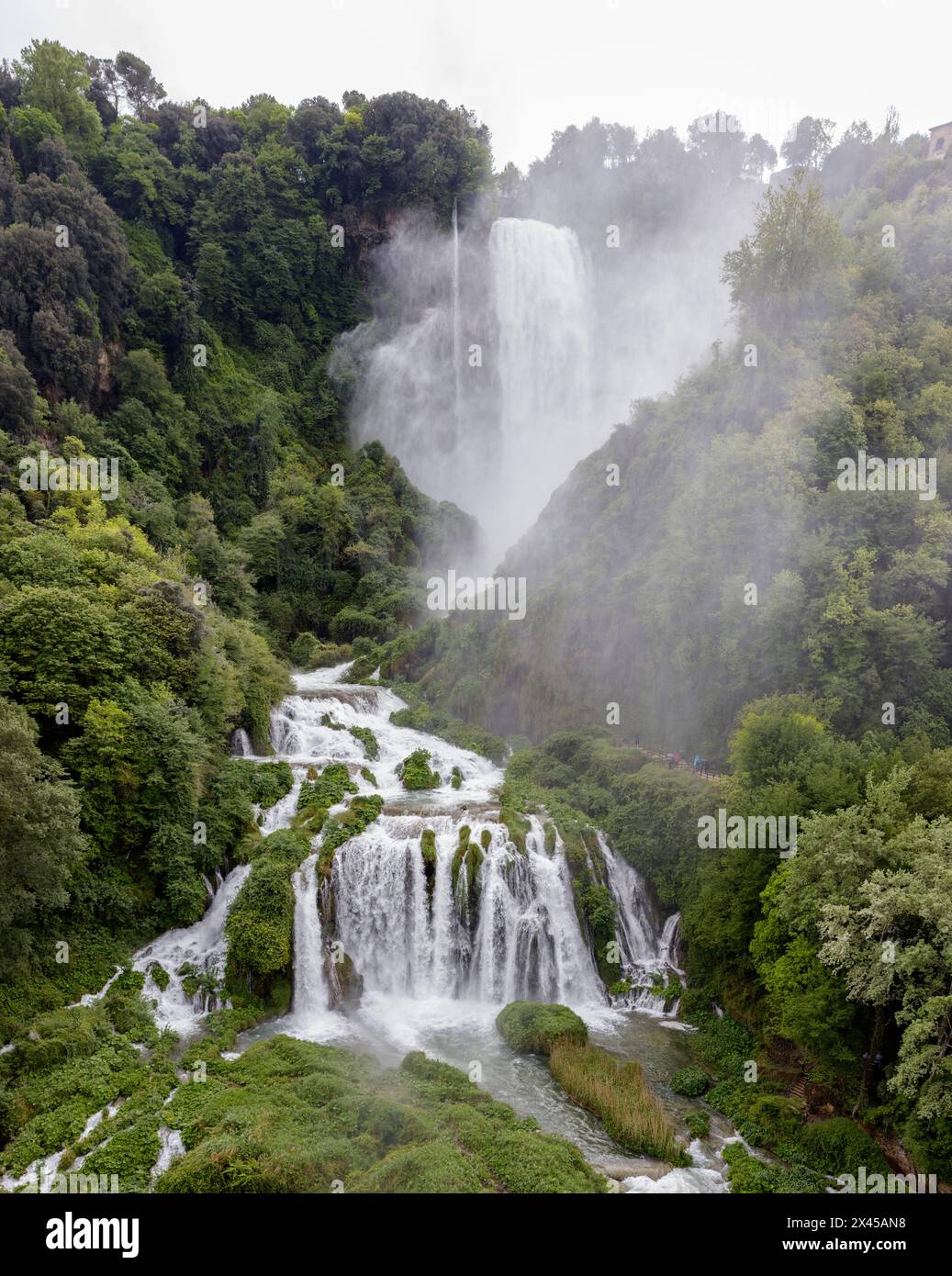 Terni, Italy - April 26, 2024: Cascata delle Marmore (Marmore Falls ...
