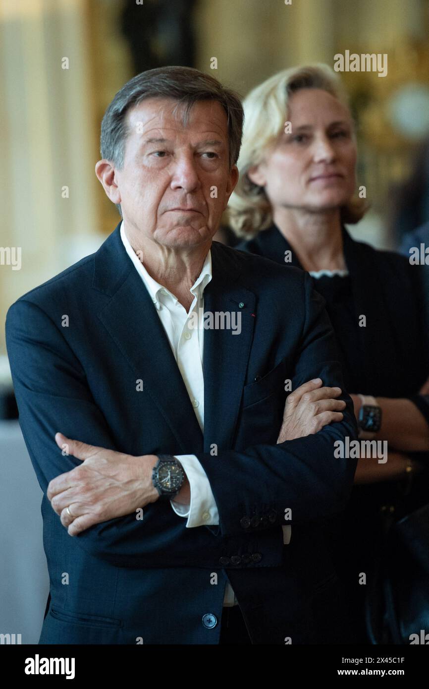 Paris, France. 30th Apr, 2024. Gilles Pelisson attending a Reception in ...