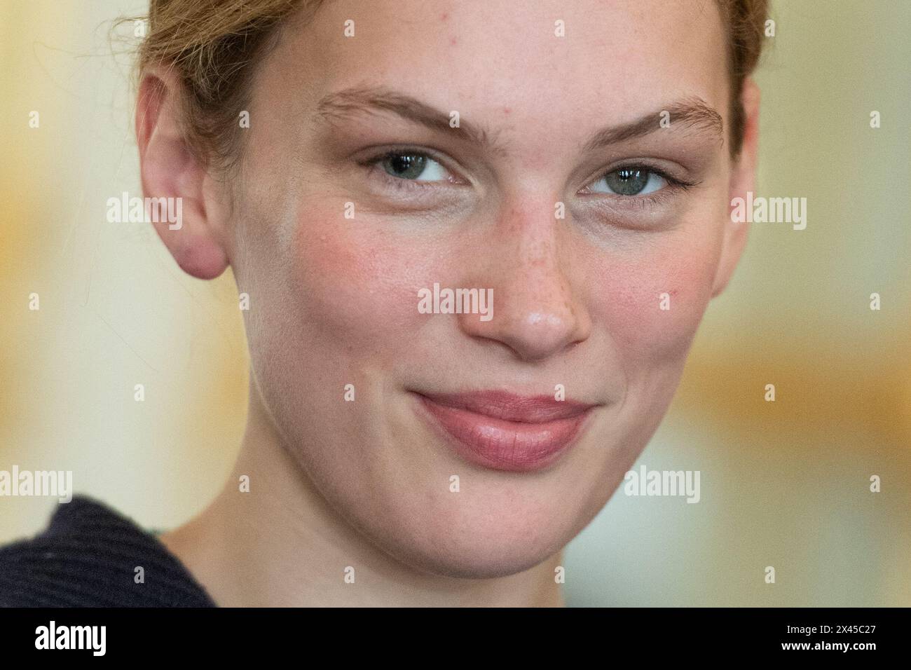 Lou Lampros attending a Reception in honour of the French Films chosen ...