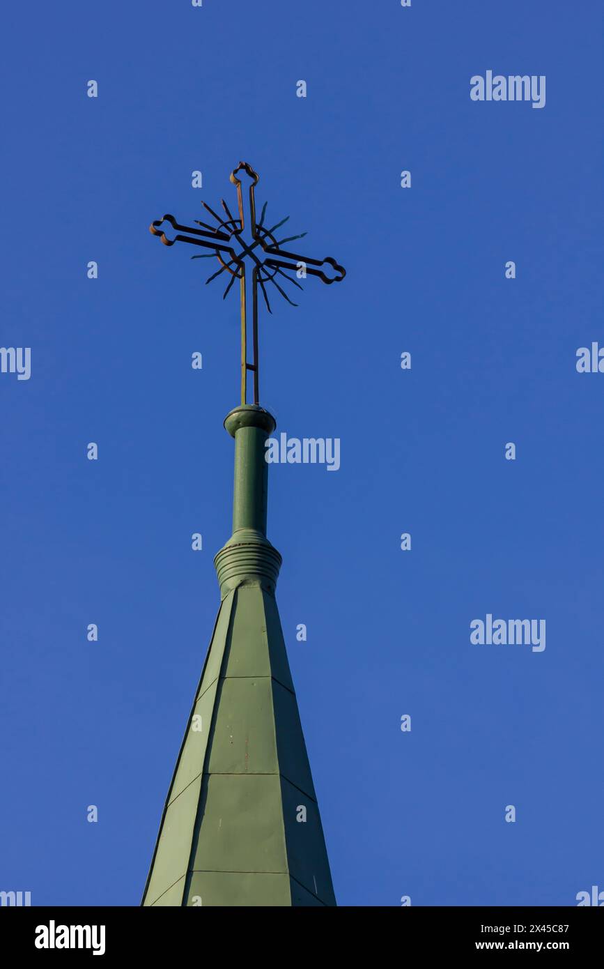Christian cross on building hi-res stock photography and images - Alamy
