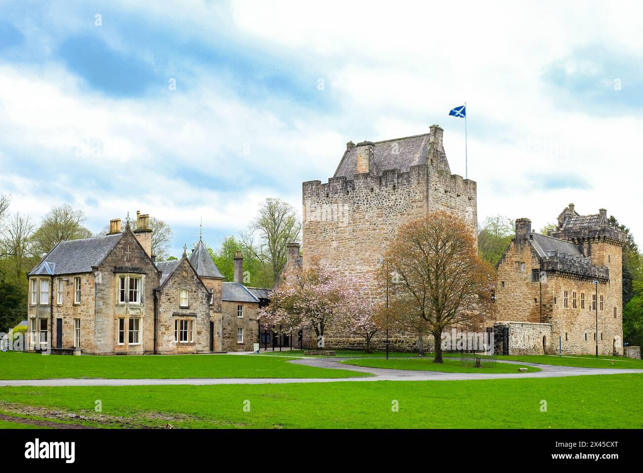 Dean Castle, Kilmarnock, Ayrshire, Scotland, UK. Dean Castle was ...