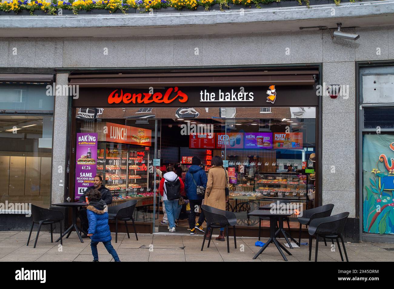 Uxbridge, UK. 27th April, 2024. A Wenzel's bakers in Uxbridge in the ...