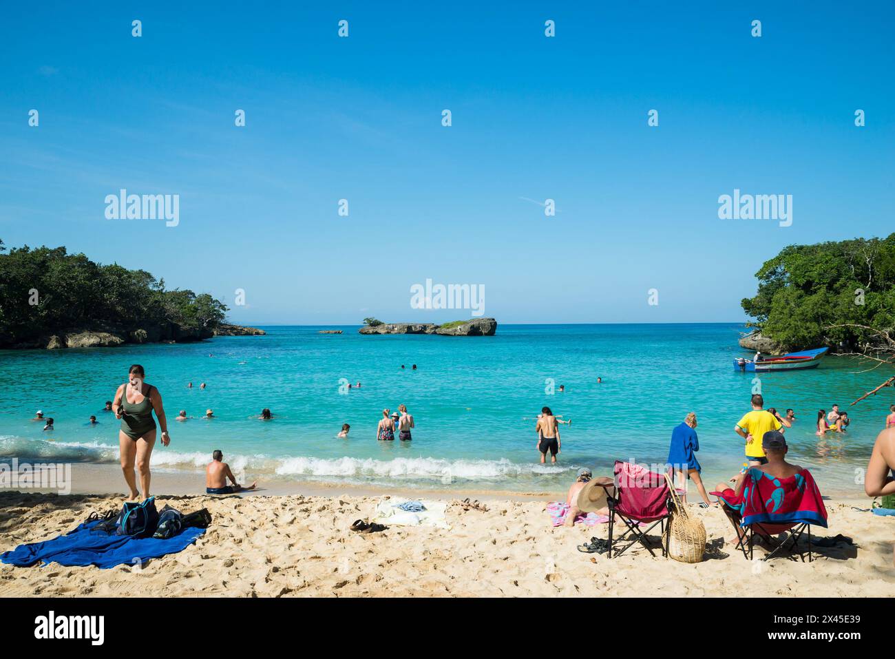 Playa Caleton, Dominican Republic Stock Photo - Alamy