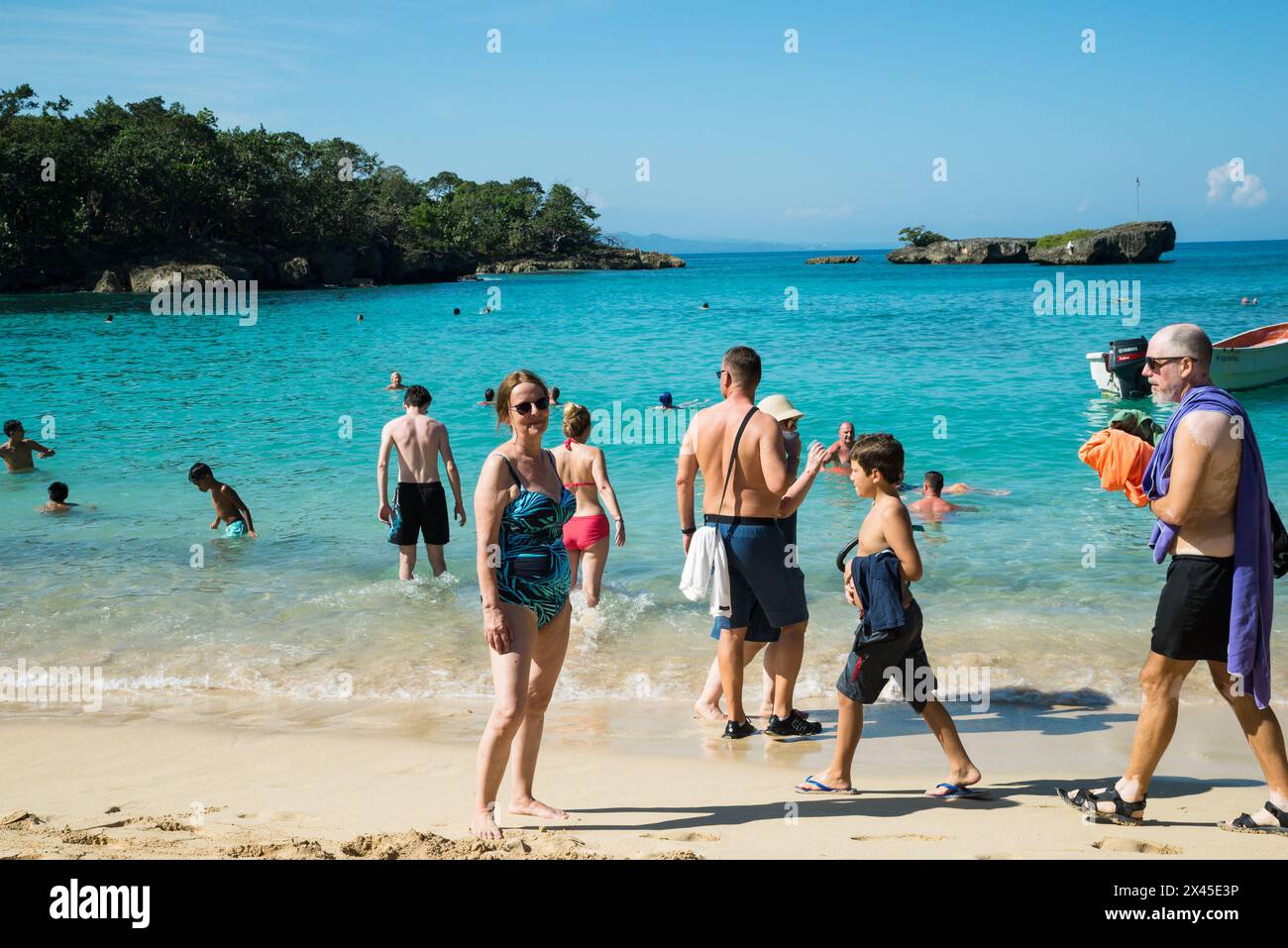 Playa Caleton, Dominican Republic Stock Photo - Alamy