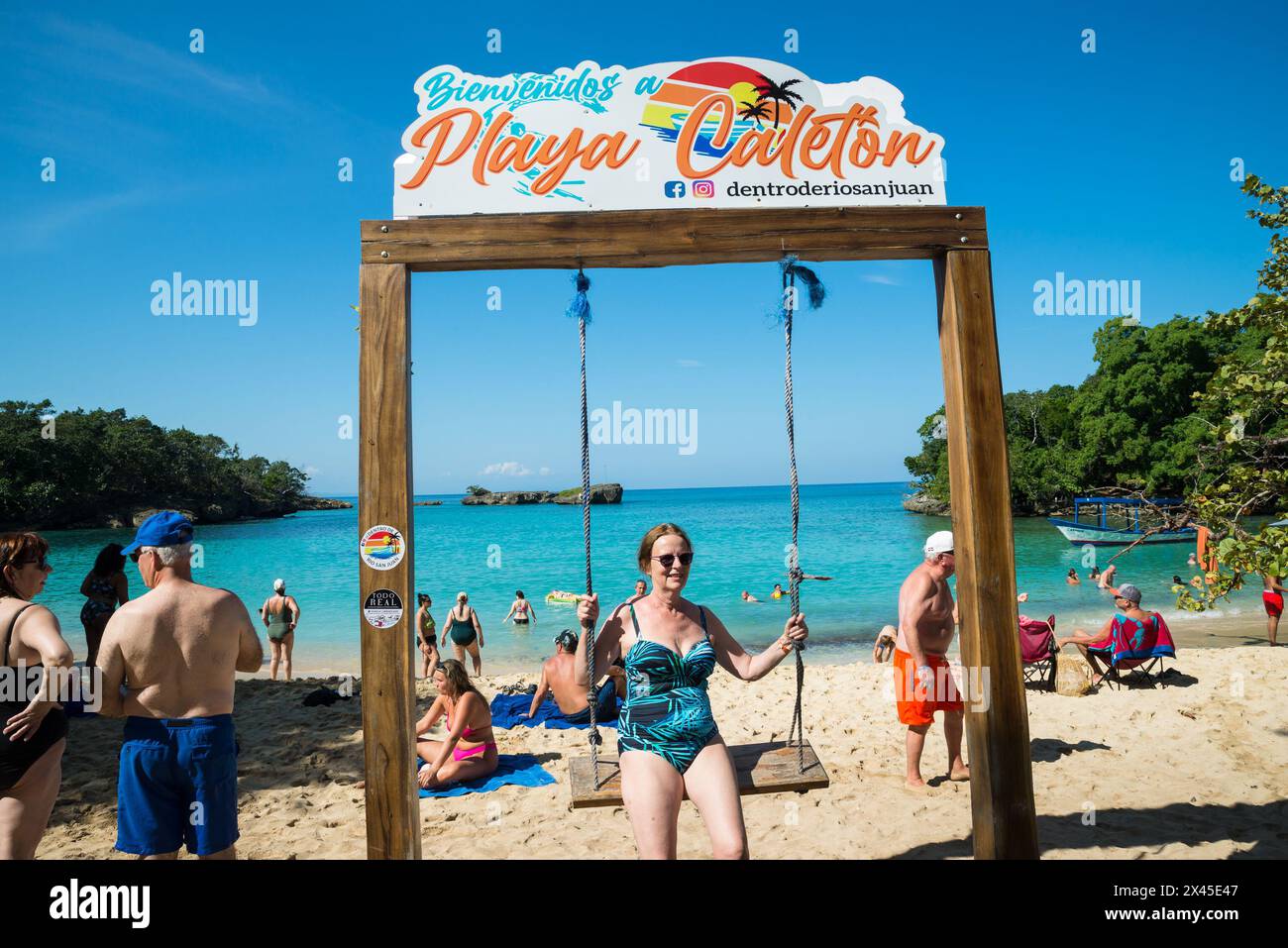 Playa Caleton, Dominican Republic Stock Photo - Alamy