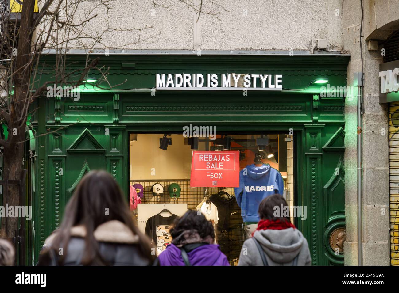 Madrid, Spain. February 11, 2024 - Madrid Is My Style clothing store ...