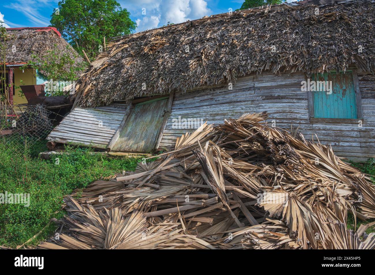 The remains of a house that was flattened in the last hurricane to hit ...