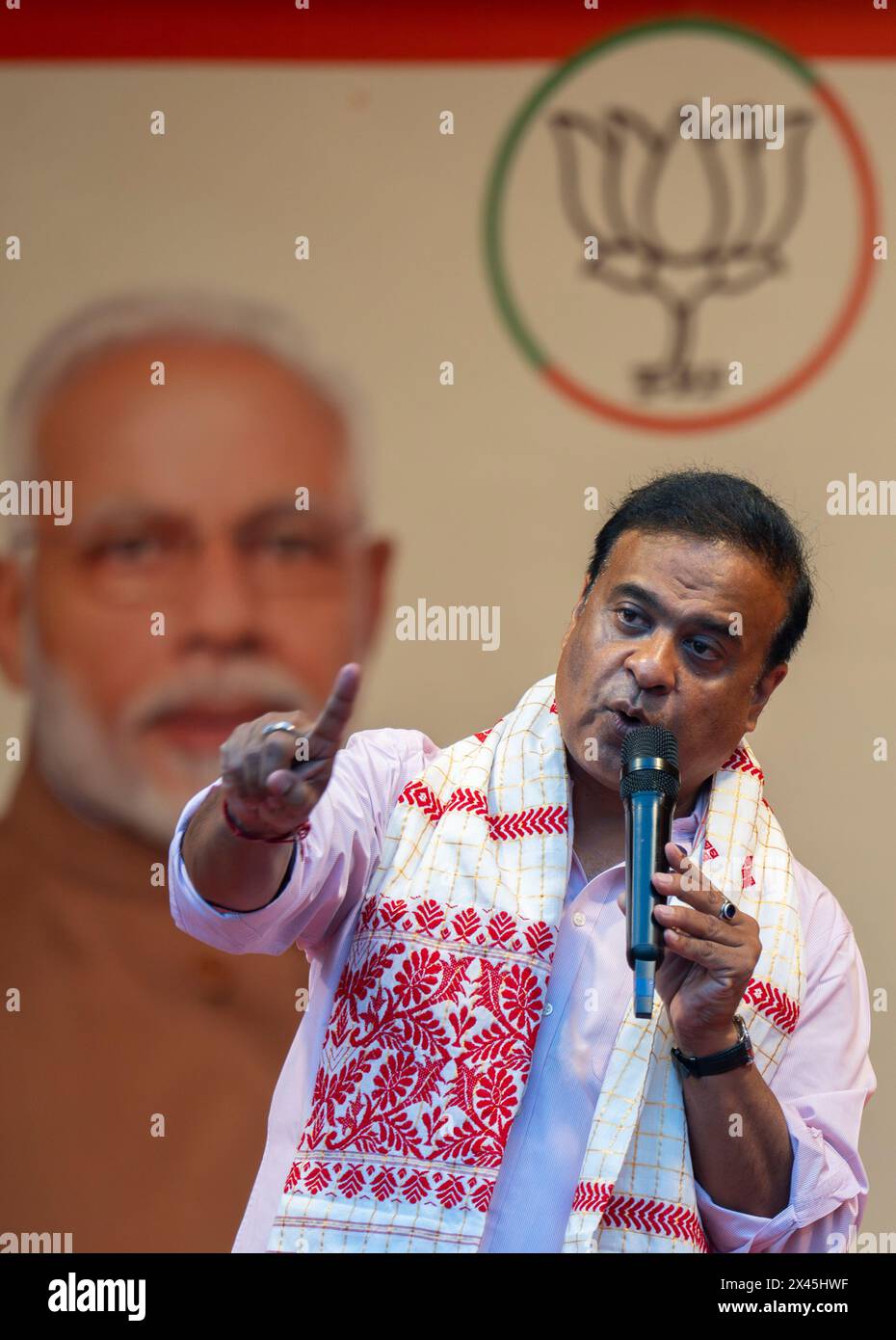 Bharatiya Janata Party (BJP) leader and Assam Chief Minister Himanta ...